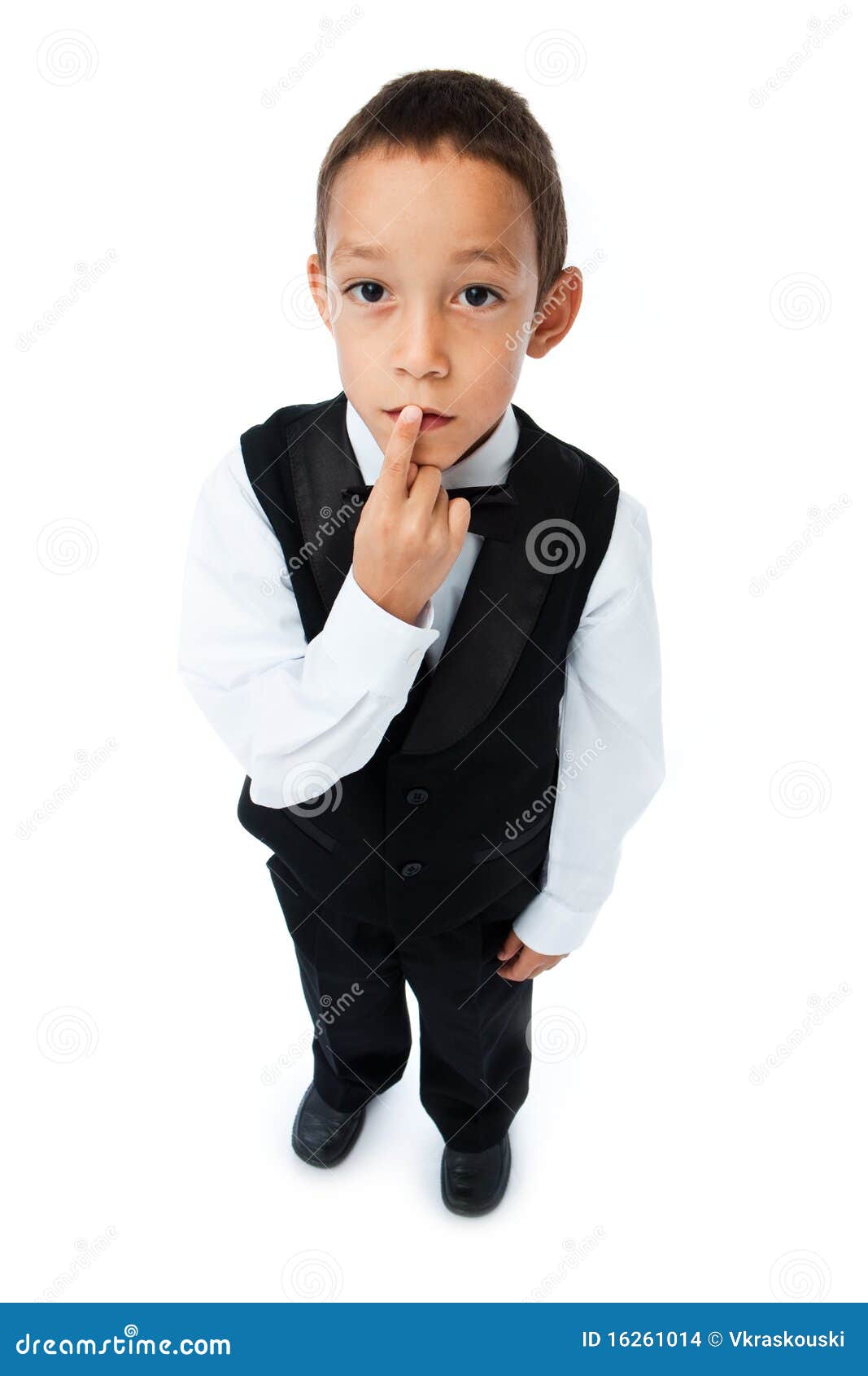 Thinking boy stock photo. Image of child, young, cute - 16261014