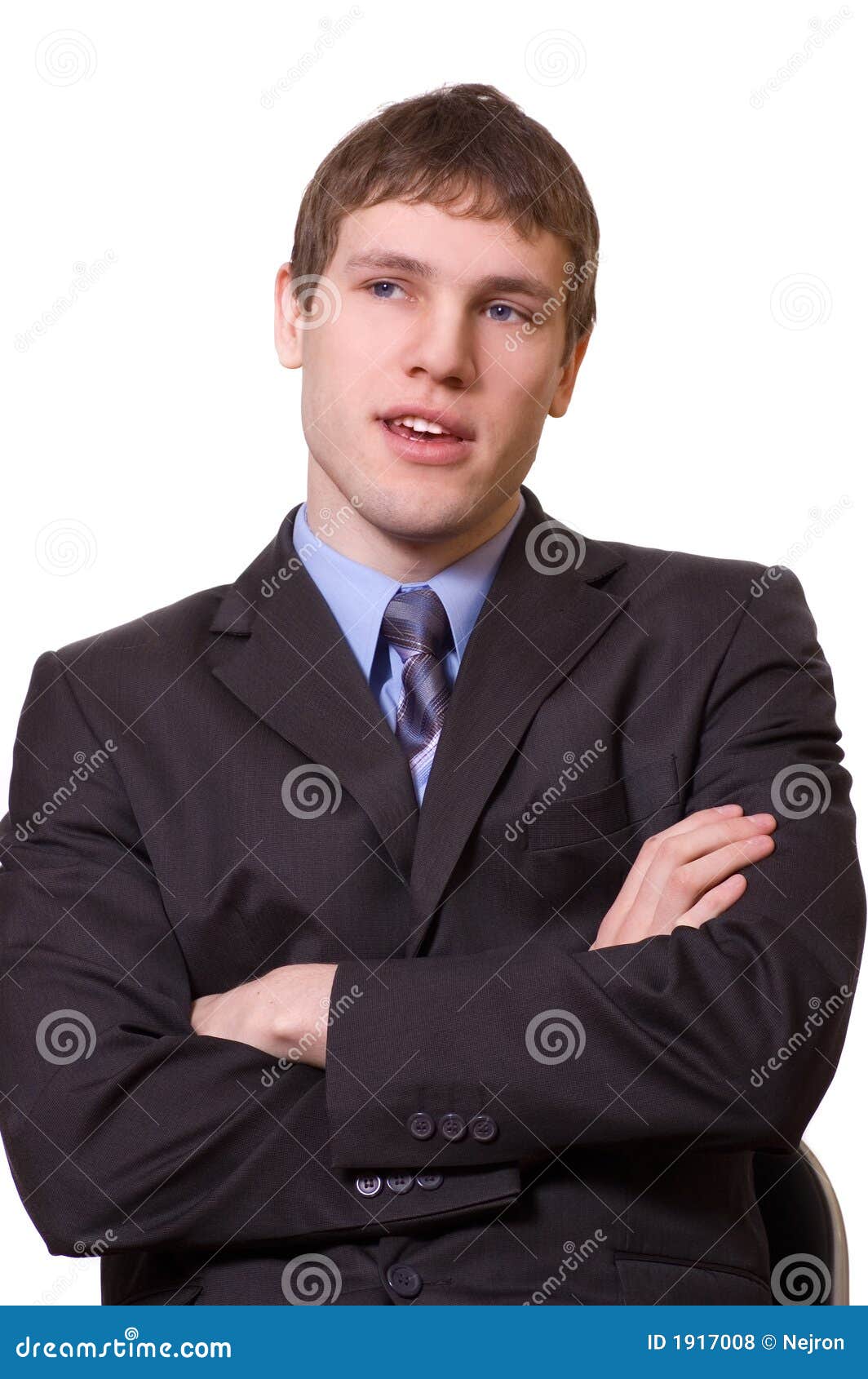Thinking business man stock photo. Image of spokesperson - 1917008