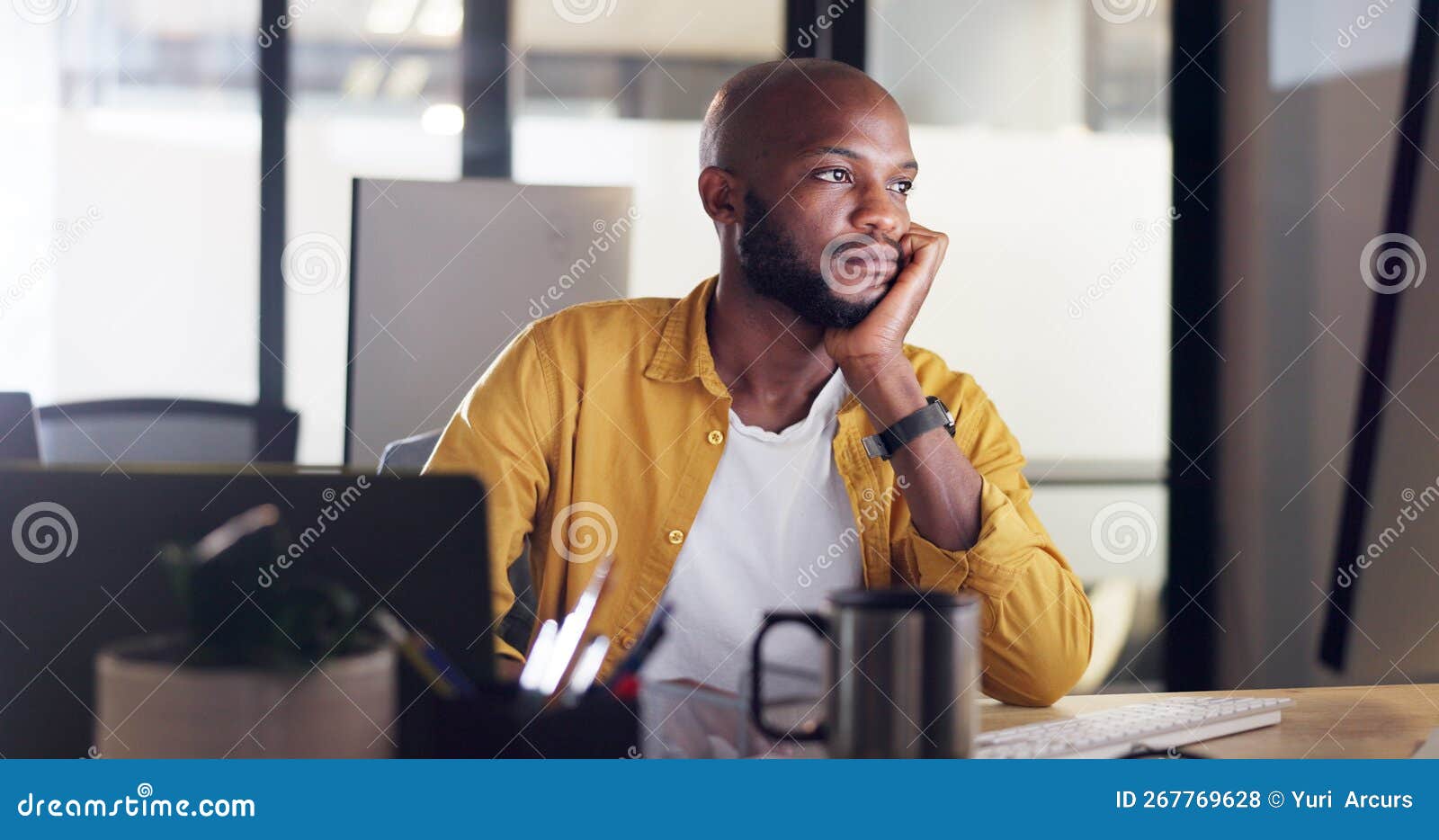 Thinking, Business Man Computer and it Engineer Reading Code, Analytics ...