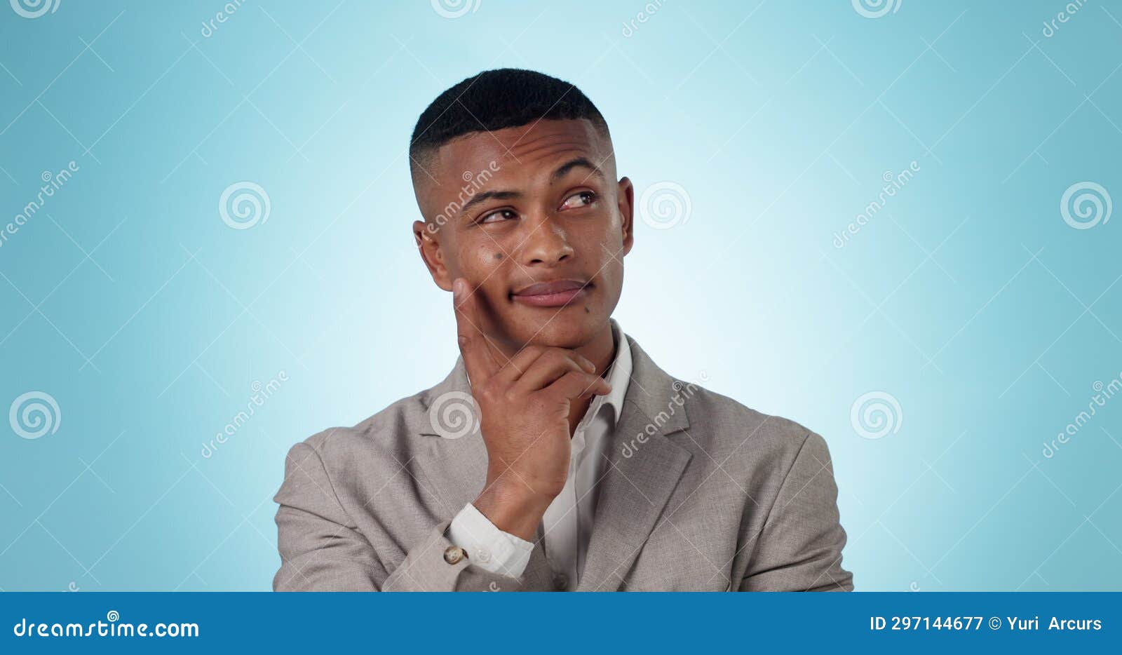 Thinking, Business and Man with Doubt, Solution and Problem Solving on ...