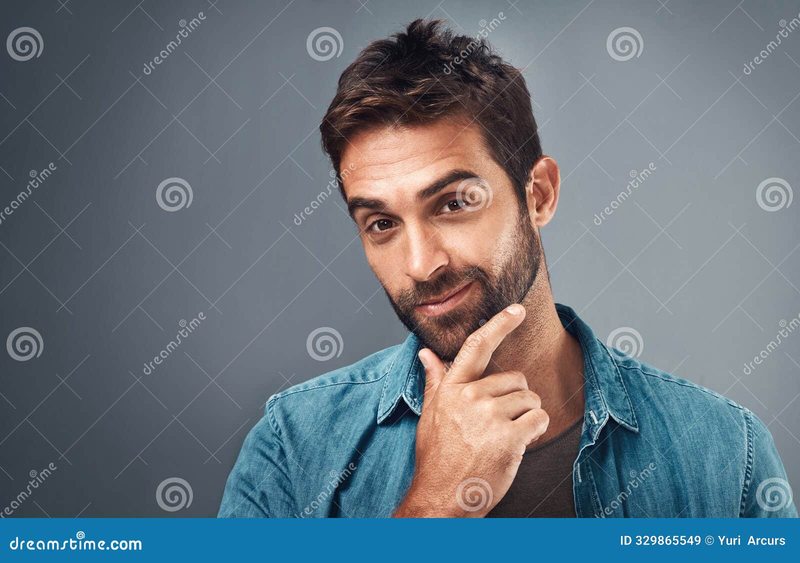 Thinking, Business Man and Portrait with Pride for Problem Solving ...