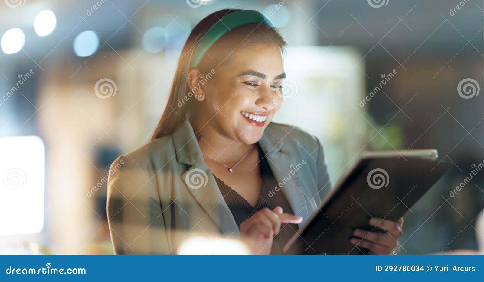 Thinking, Business and Woman with a Tablet, Solution and Problem ...