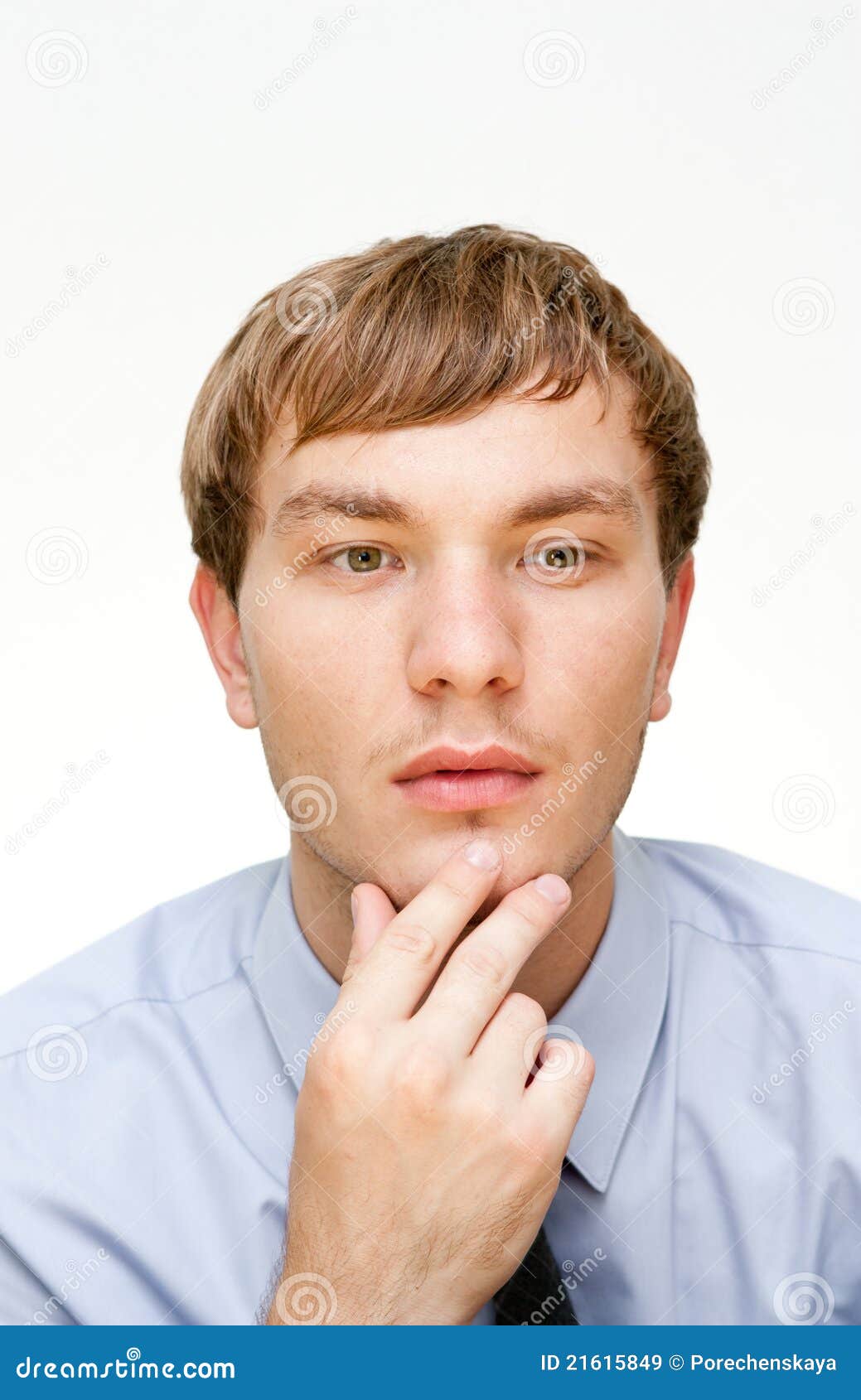 Thinking businessman stock image. Image of achievemant - 21615849