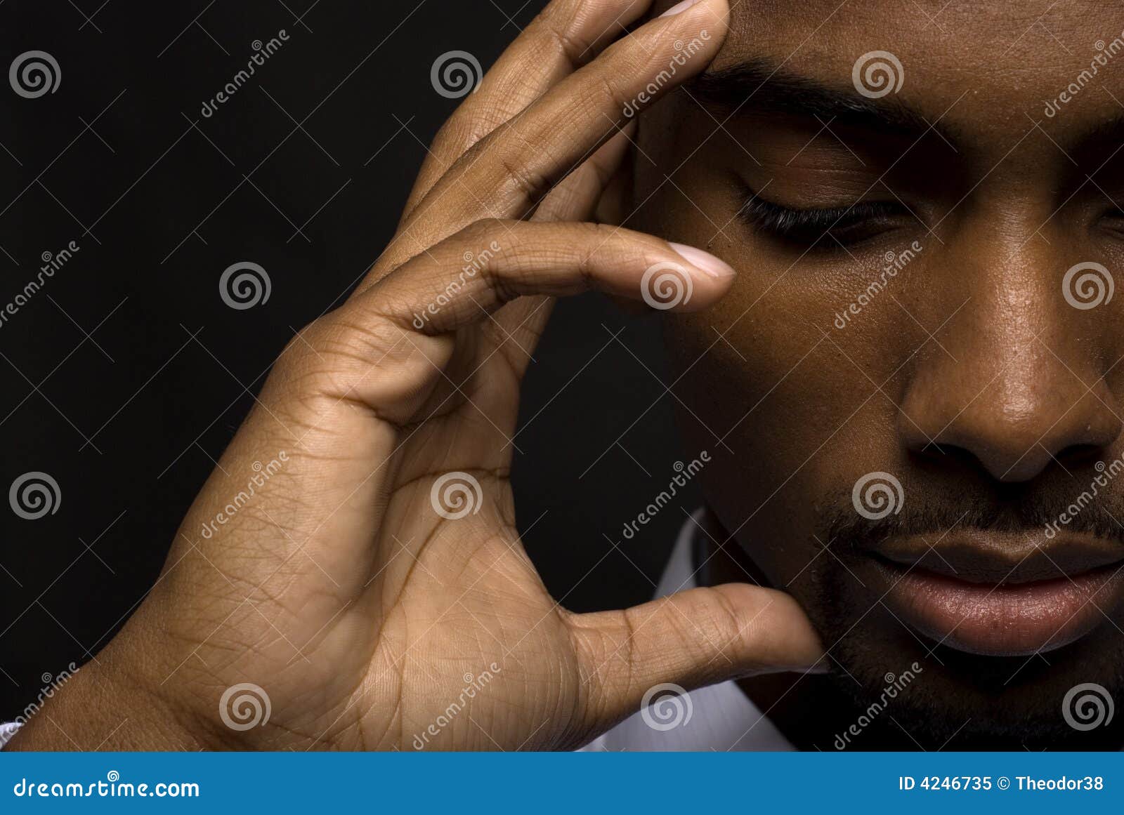 Thinking businessman stock image. Image of hope, spiritual - 4246735