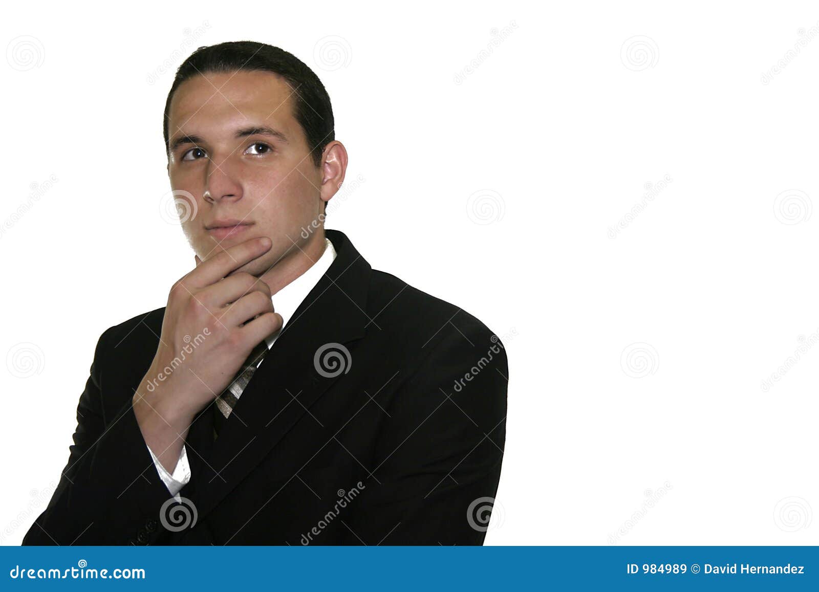 Thinking Businessman stock image. Image of idea, business - 984989