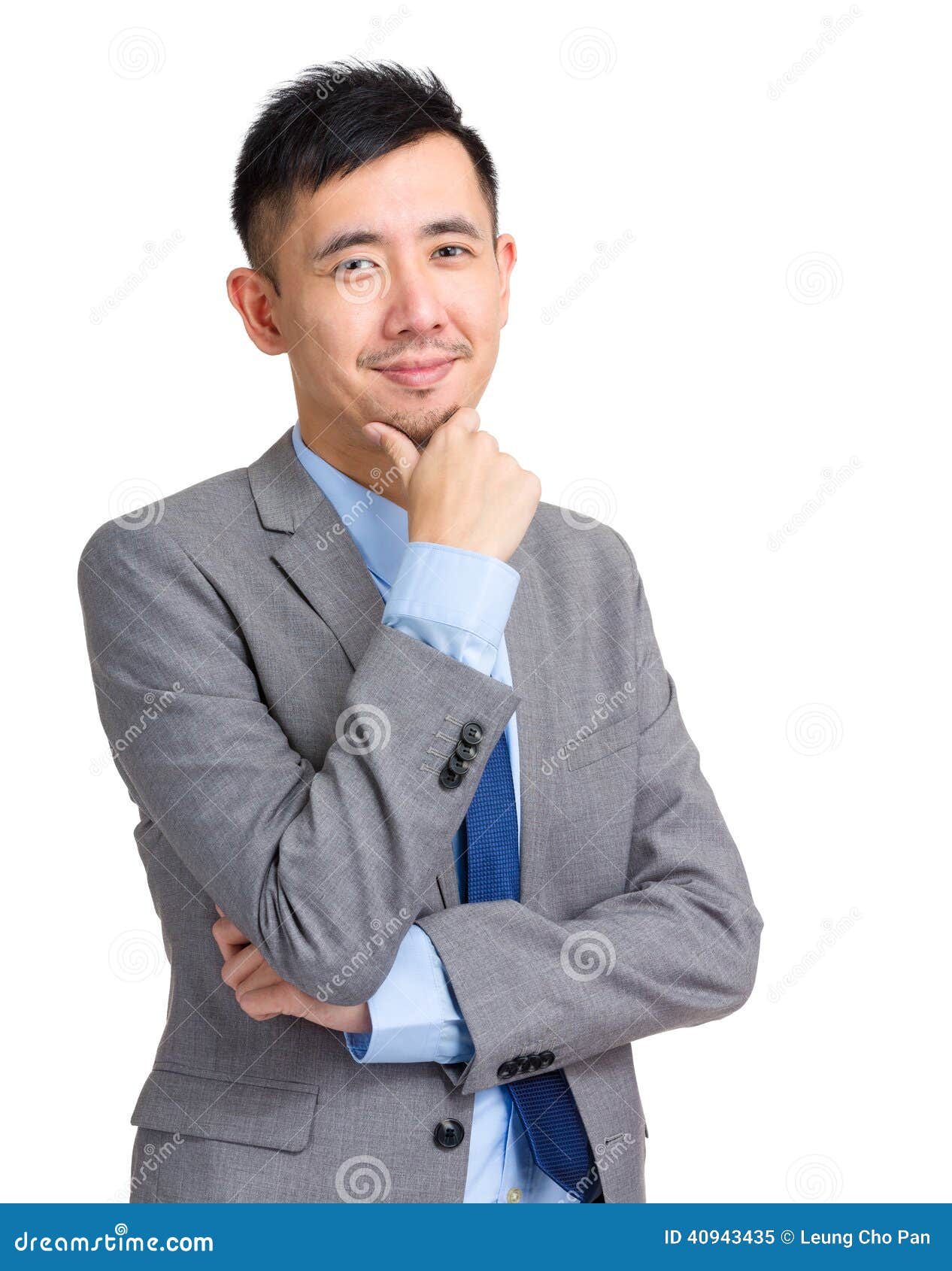 Thinking businessman stock image. Image of corporate - 40943435