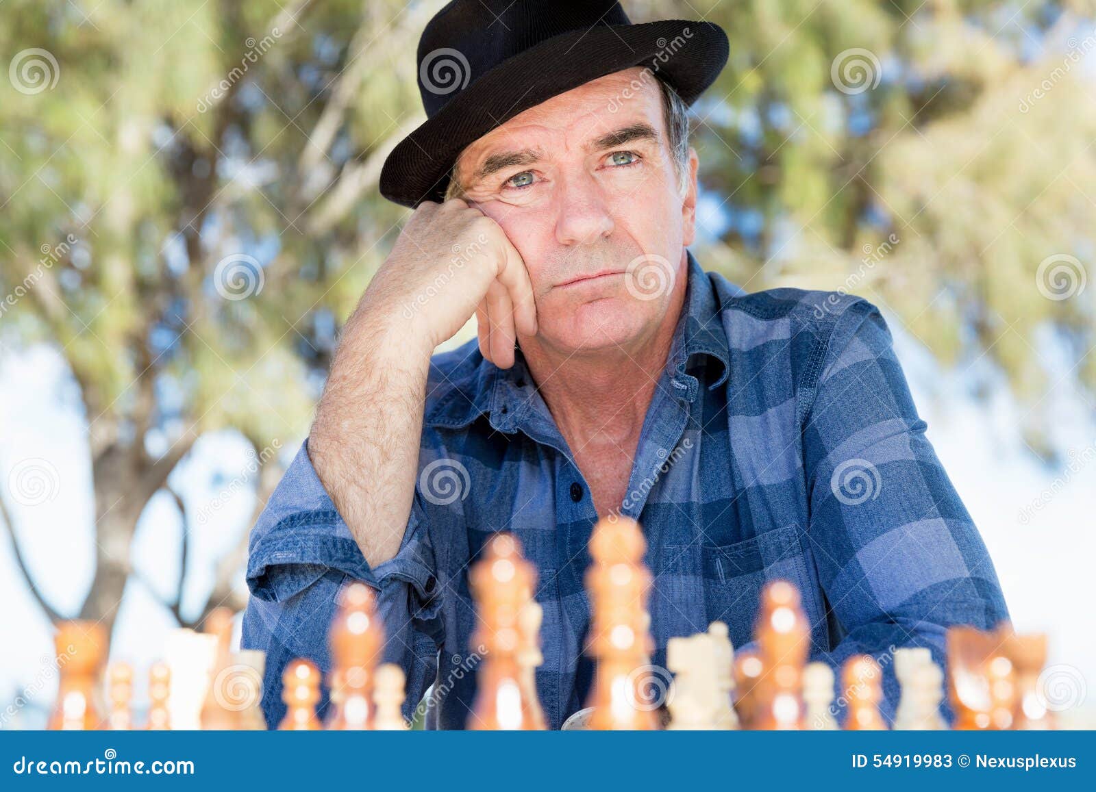 Thinking chess strategy stock image. Image of background - 54919983
