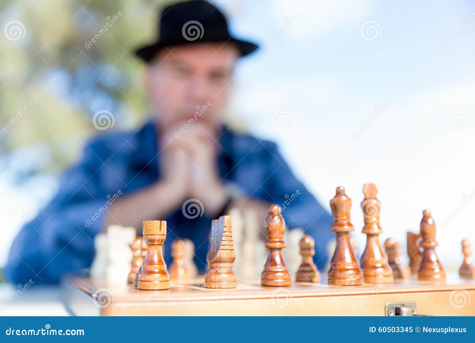 Thinking chess strategy stock image. Image of background - 60503345