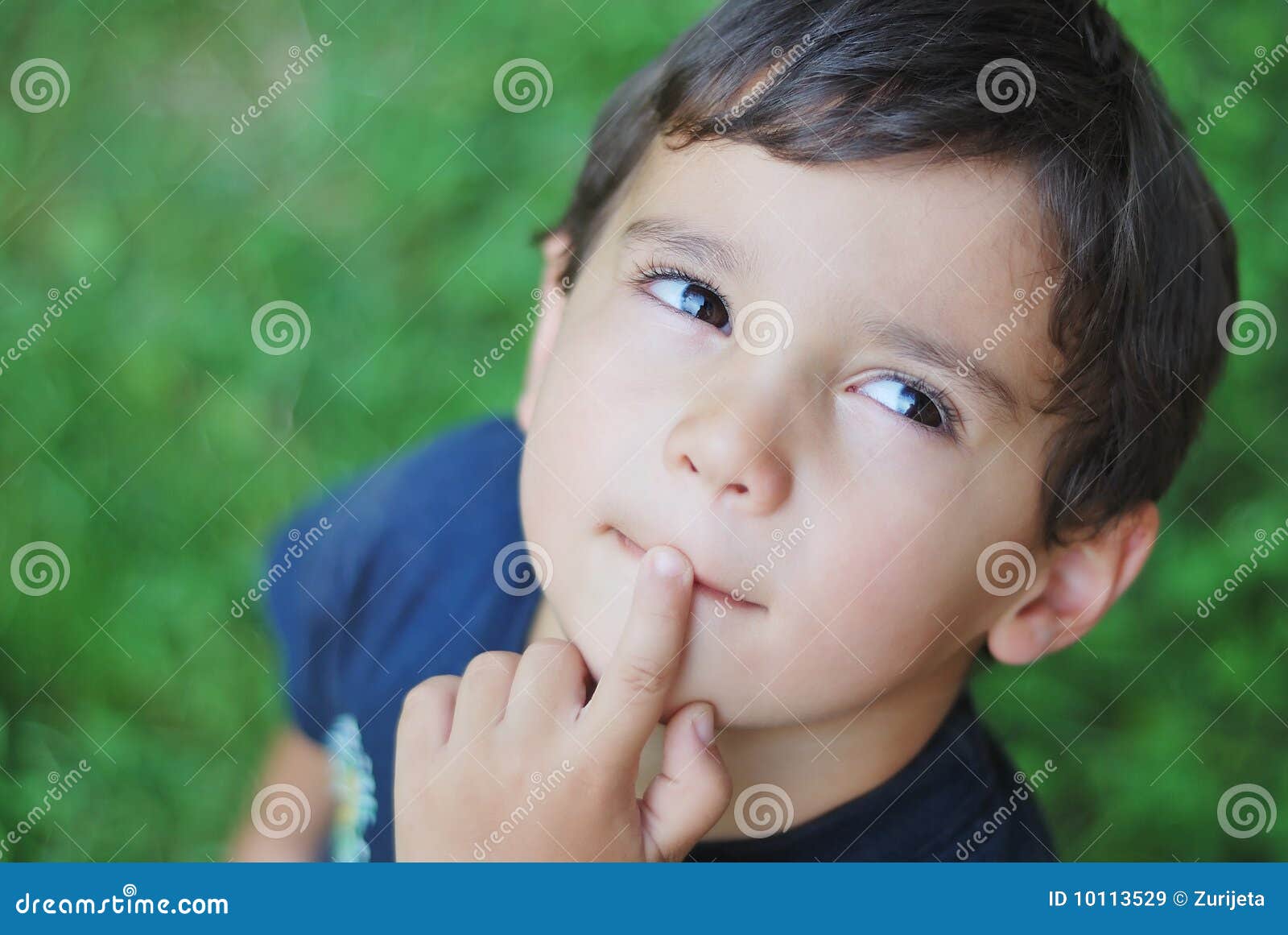 Thinking child stock image. Image of eyes, teamager, face - 10113529