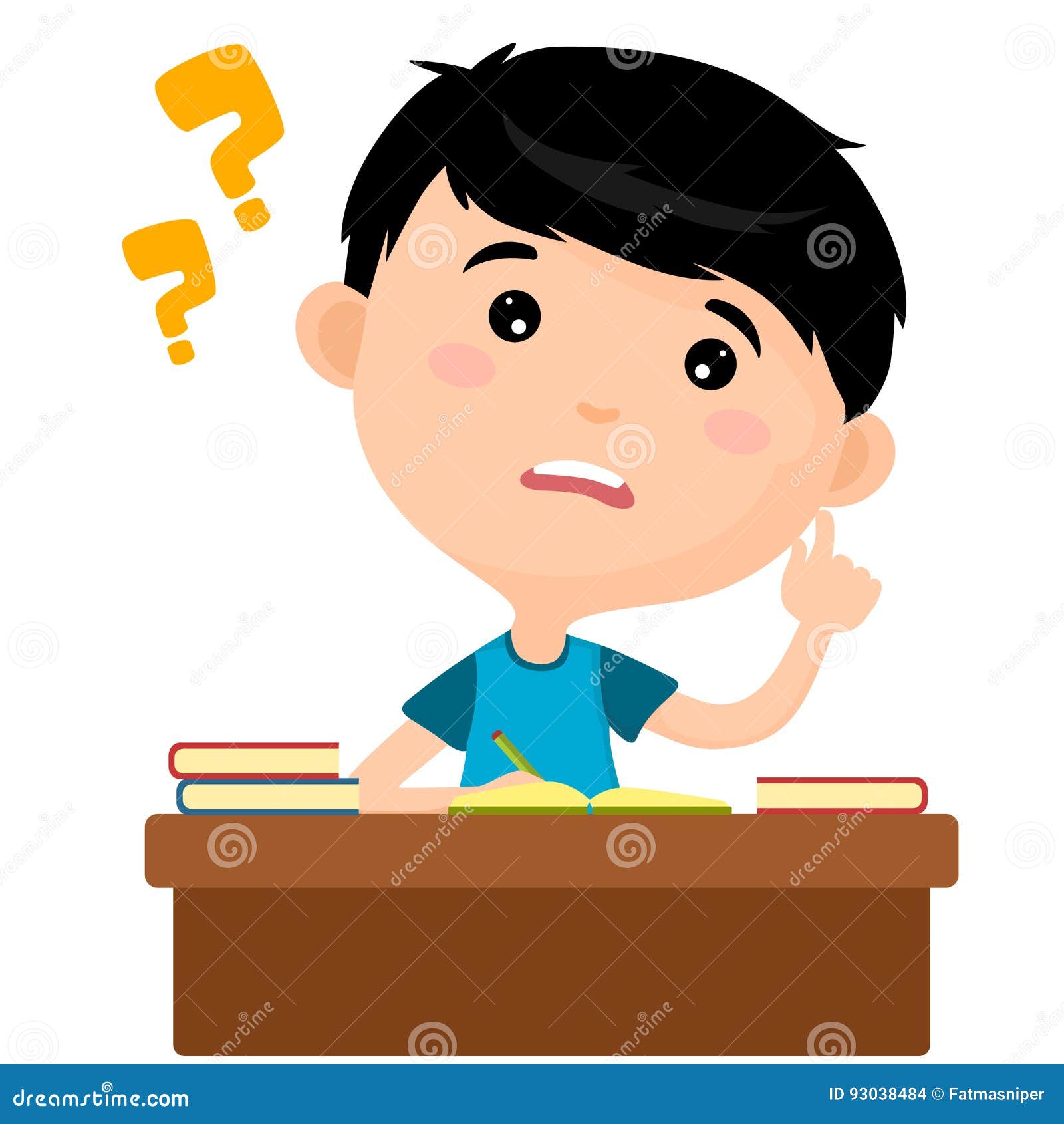 Thinking Clipart For Kids