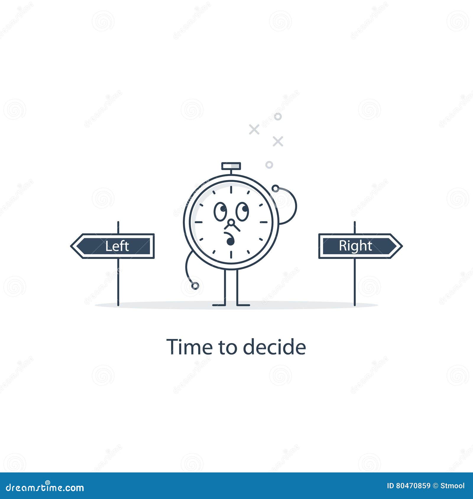 Decide And Choose From Future Choices ,Person Or Businessman Standing ...