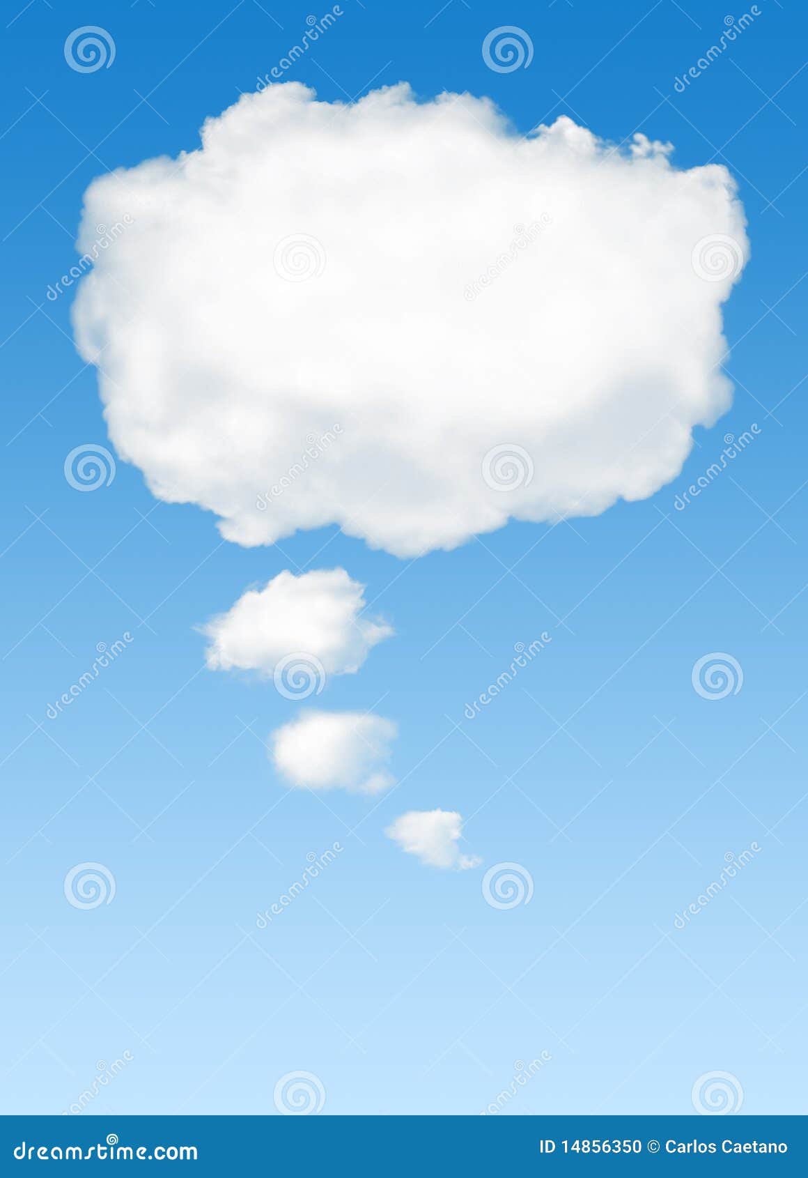 Thinking cloud stock photo. Image of chat, framing, nature - 14856350