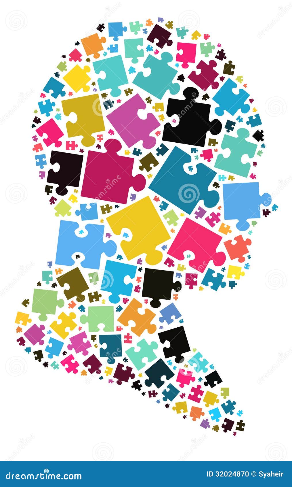 Thinking concept stock illustration. Illustration of educate - 32024870