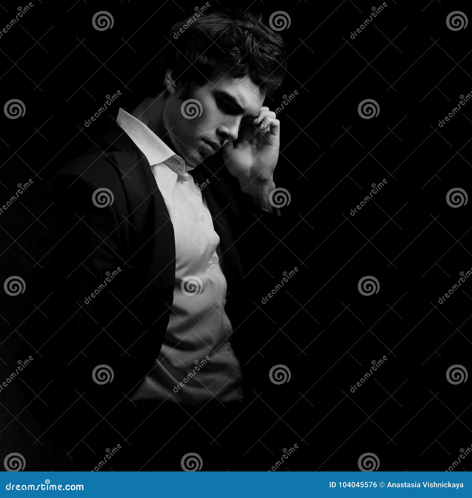 Dark Shadow In The Daytime On A Concrete Suspension Bridge That Crosses ...