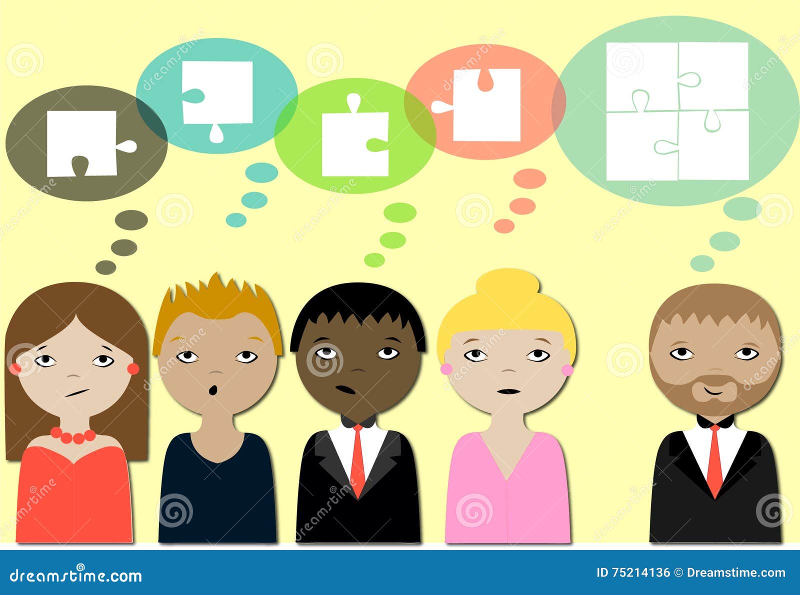 Thinking Different Stock Image | CartoonDealer.com #32575435