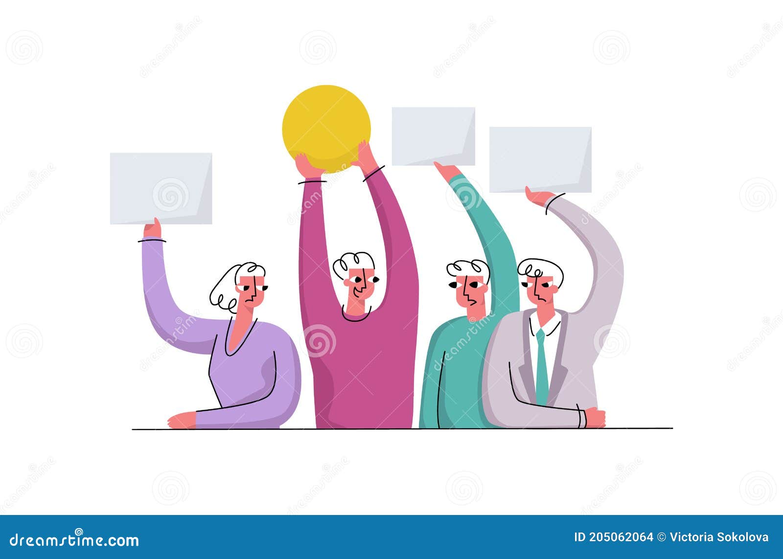 Thinking Differently Stock Illustration | CartoonDealer.com #204529000