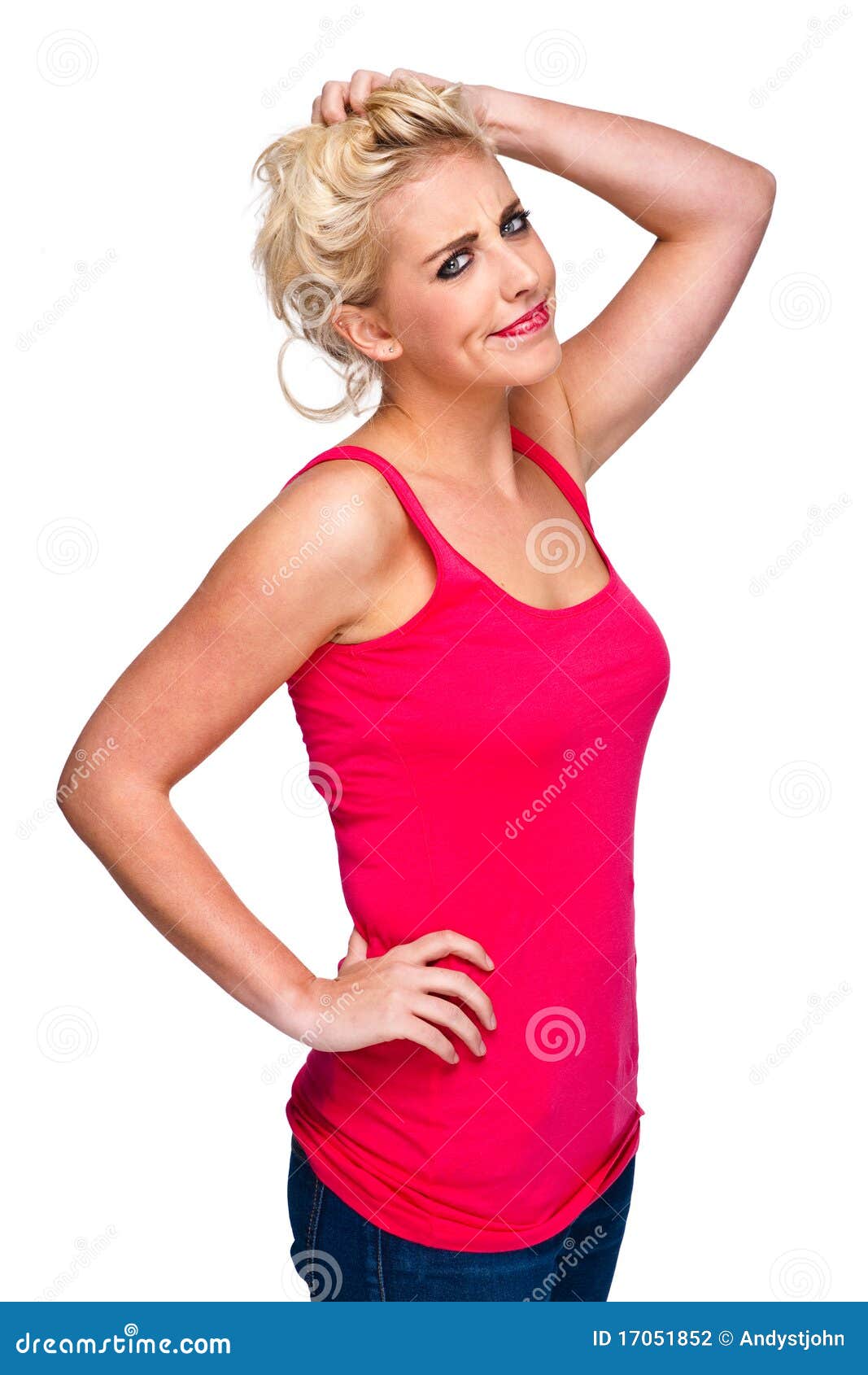 Thinking, Doubting and Questioning Expression Stock Photo - Image of ...