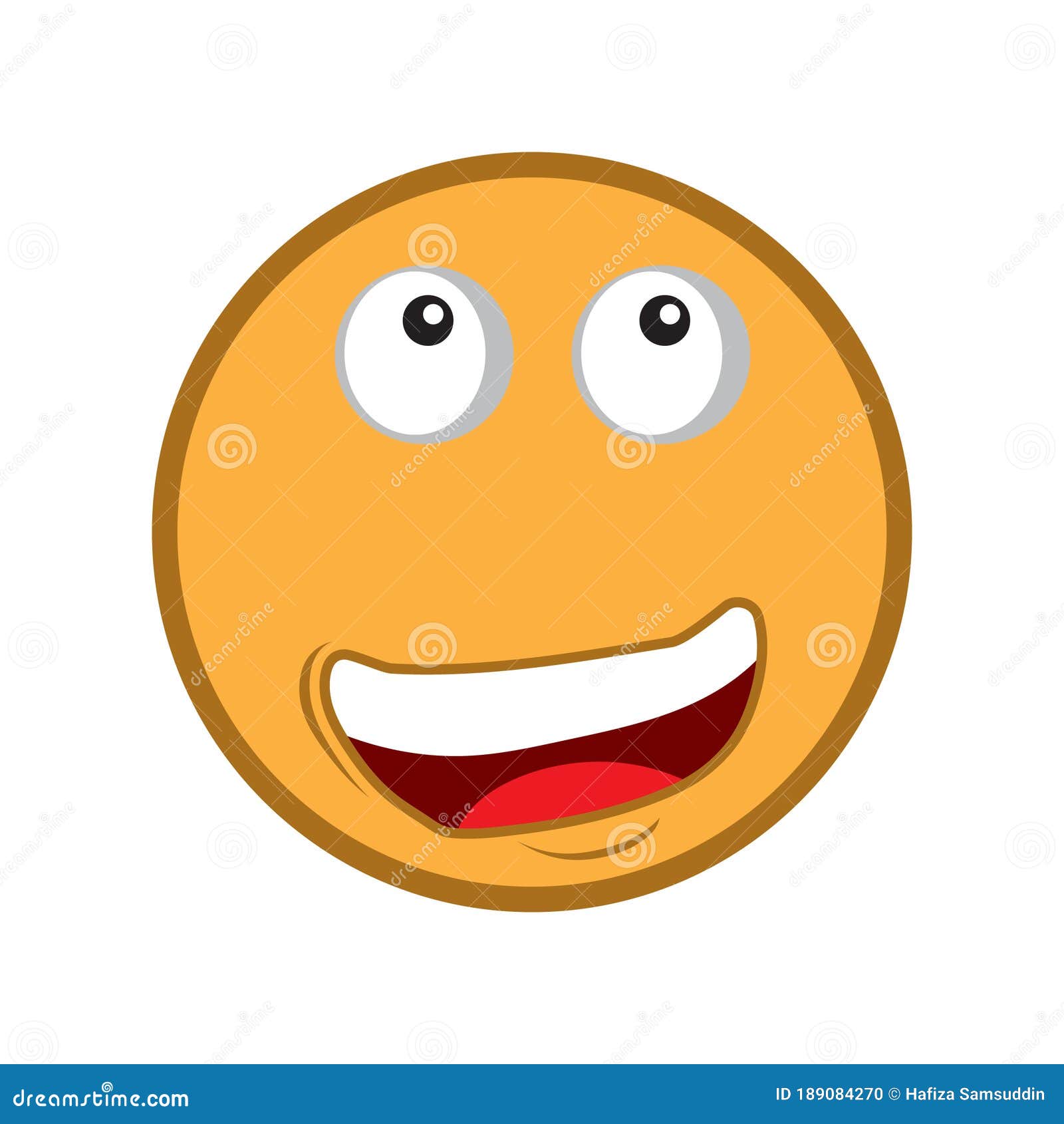 Thinking Emoticon. Vector Illustration Decorative Design Stock Vector ...