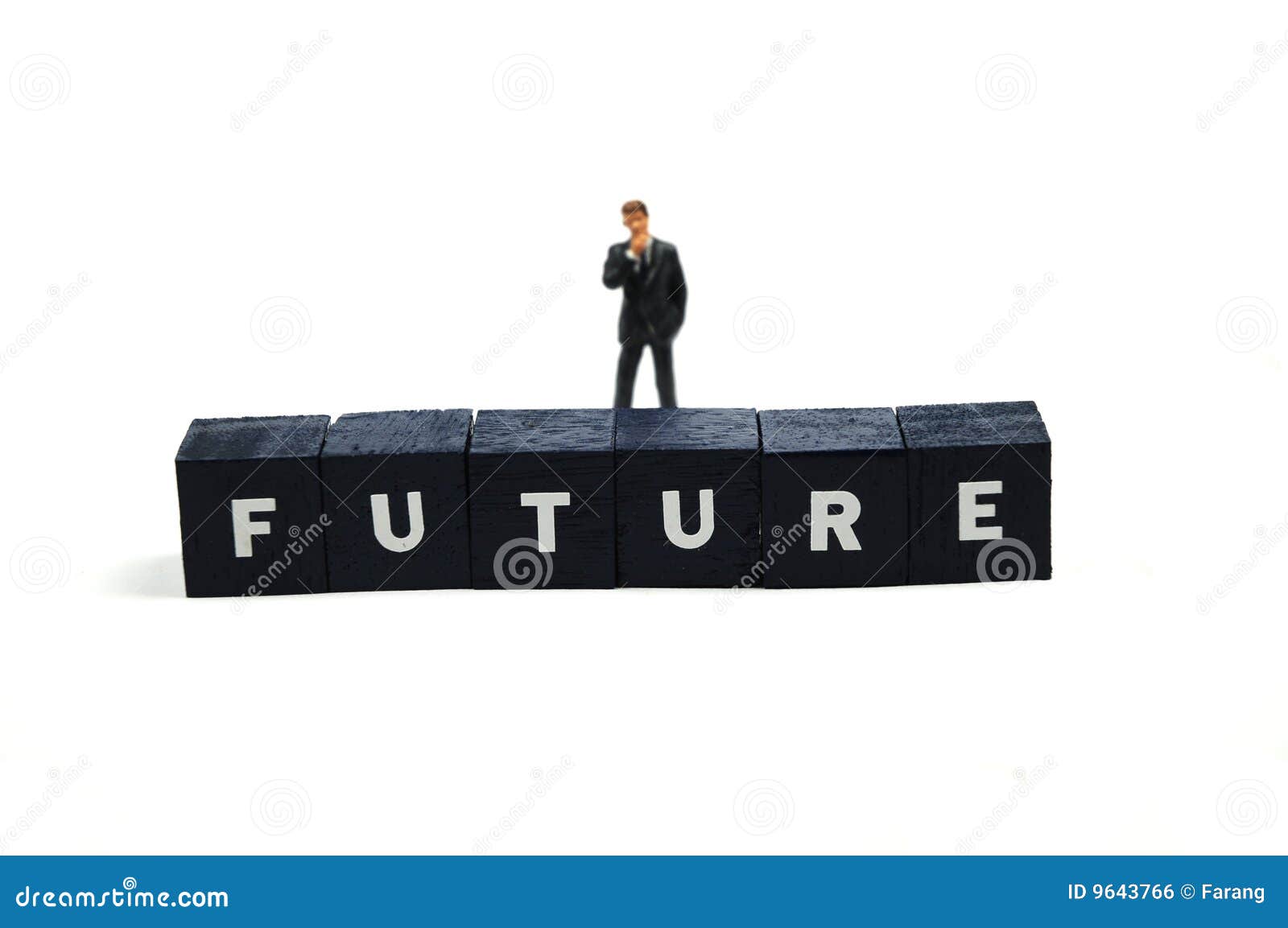 Thinking about the future stock photo. Image of business - 9643766