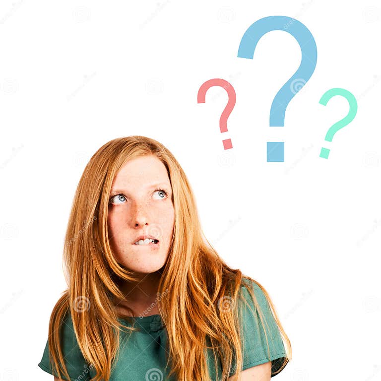 Thinking hard stock image. Image of ideas, person, imagination - 25868991