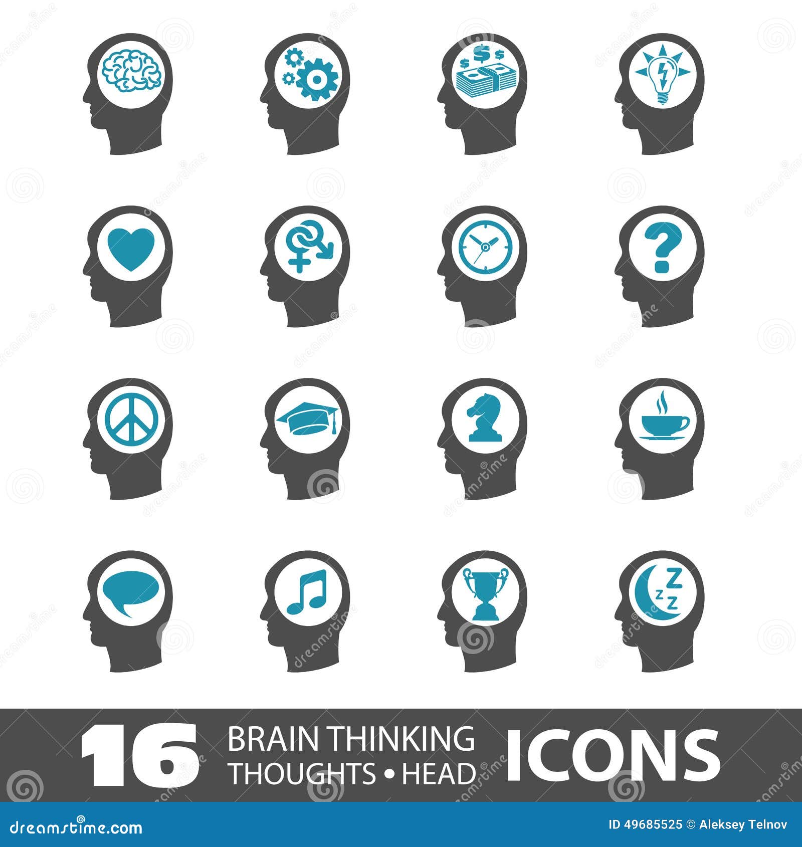 Thinking Head Question Diagram For Root Cause Analysis Cartoon Vector ...