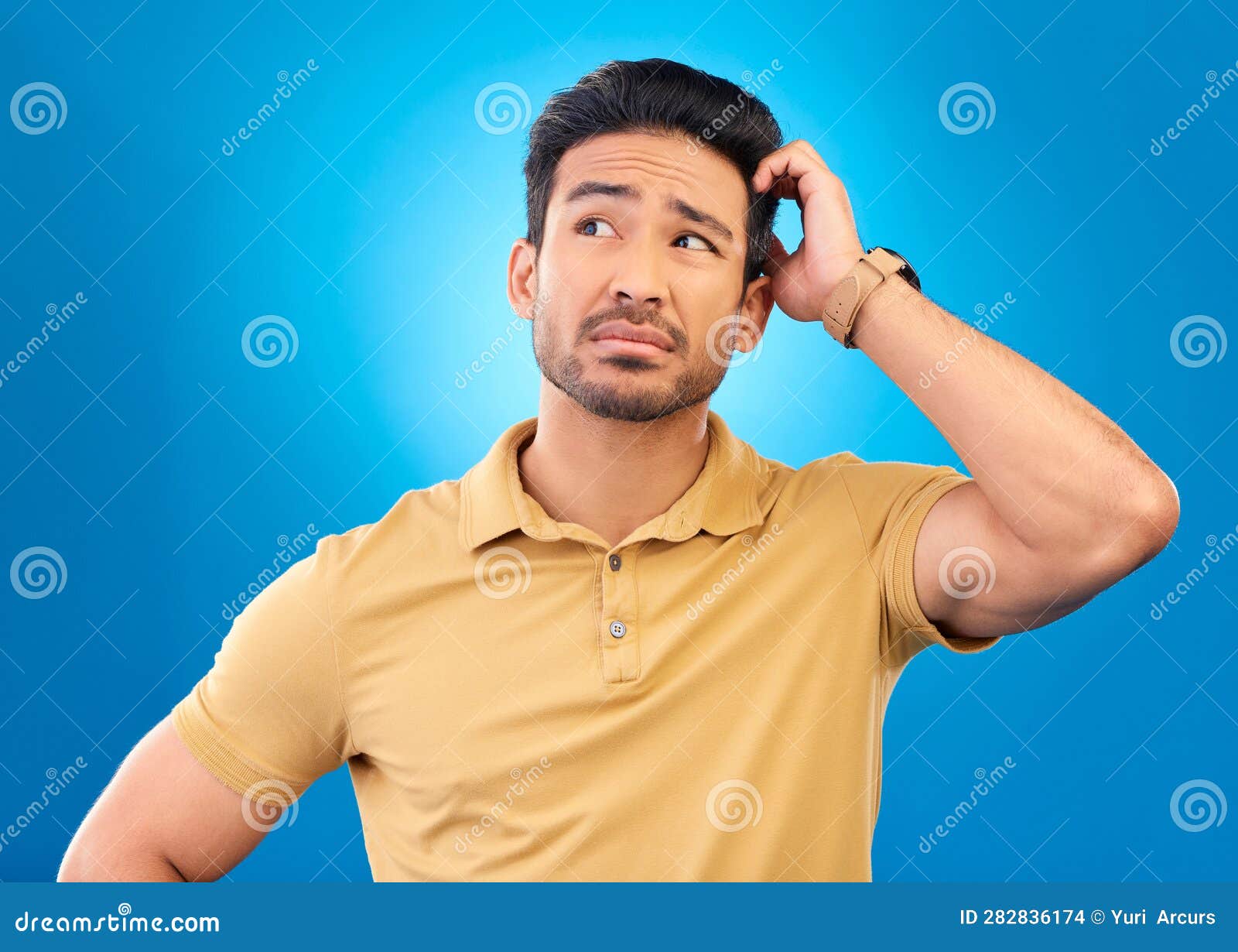 Thinking, Head Scratch and Man Brainstorming Solution, Problem Solving ...