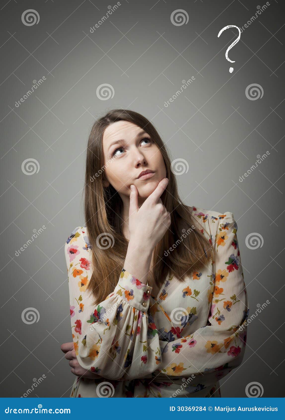Thinking. Hesitation. stock photo. Image of choose, concept - 30369284
