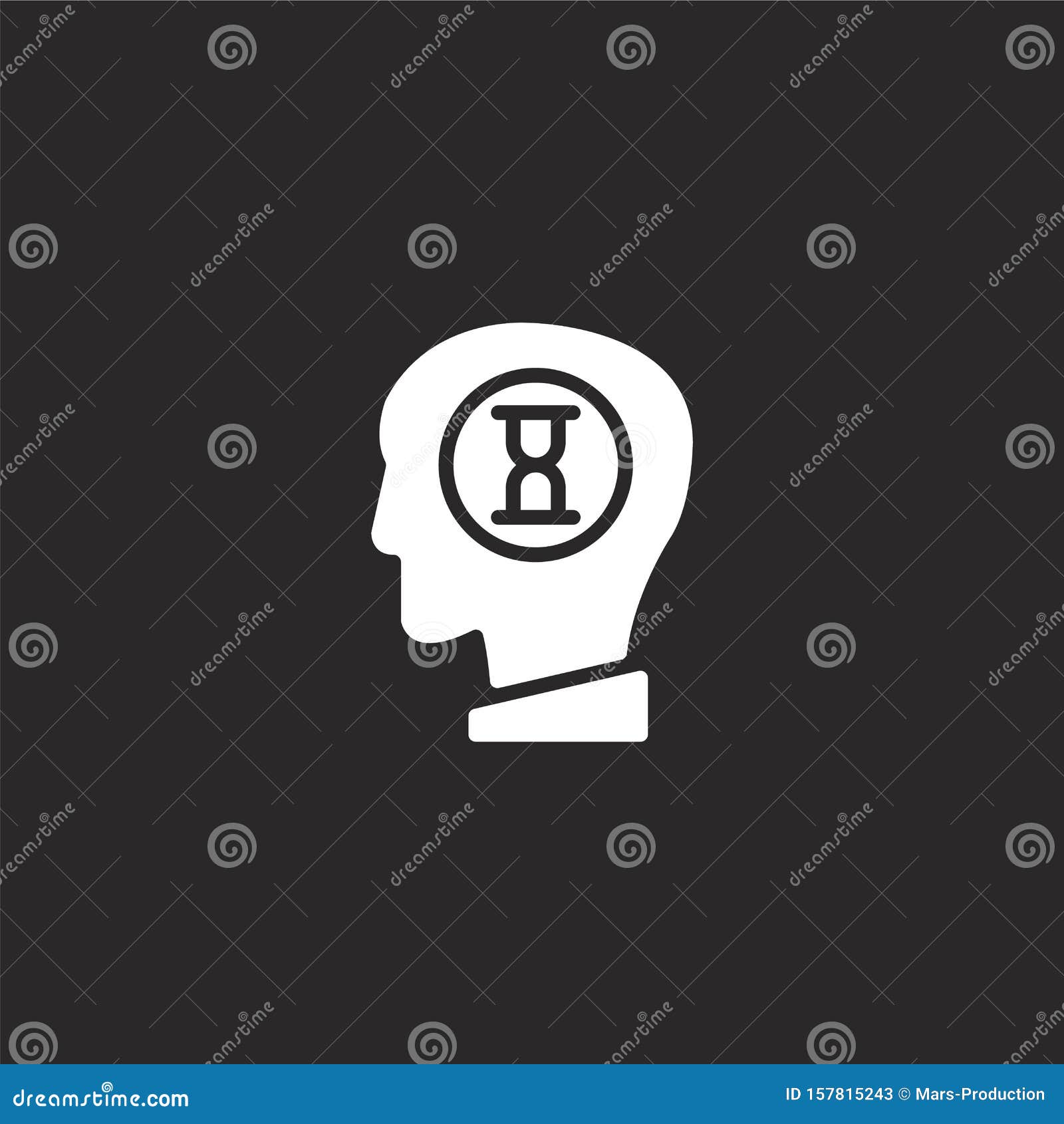 Thinking Icon. Filled Thinking Icon for Website Design and Mobile, App ...
