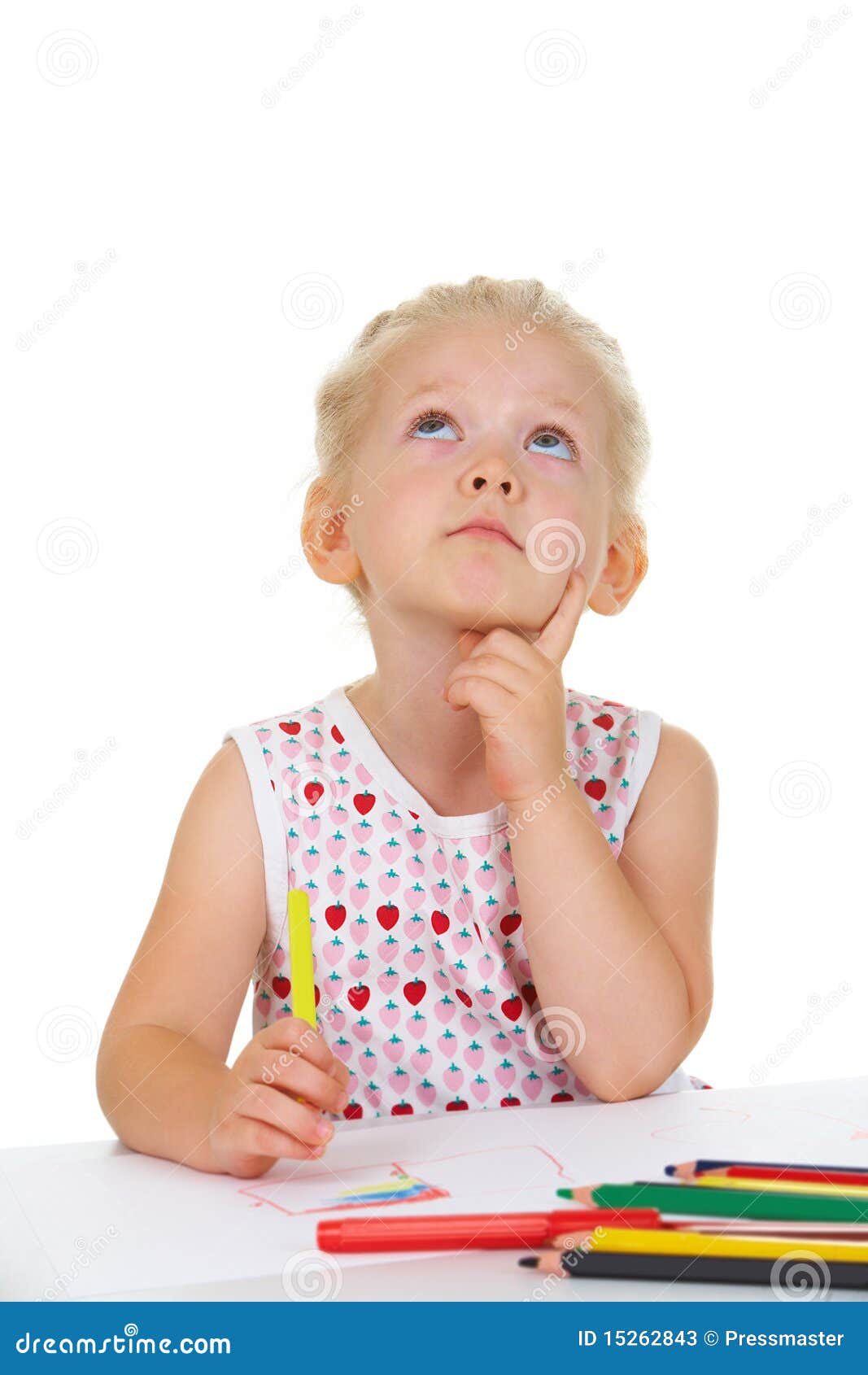 Thinking of idea stock image. Image of idea, expression - 15262843