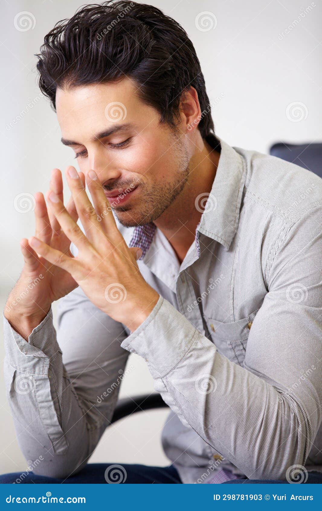 Thinking, Idea and Business Man Planning Future Strategy, Problem ...