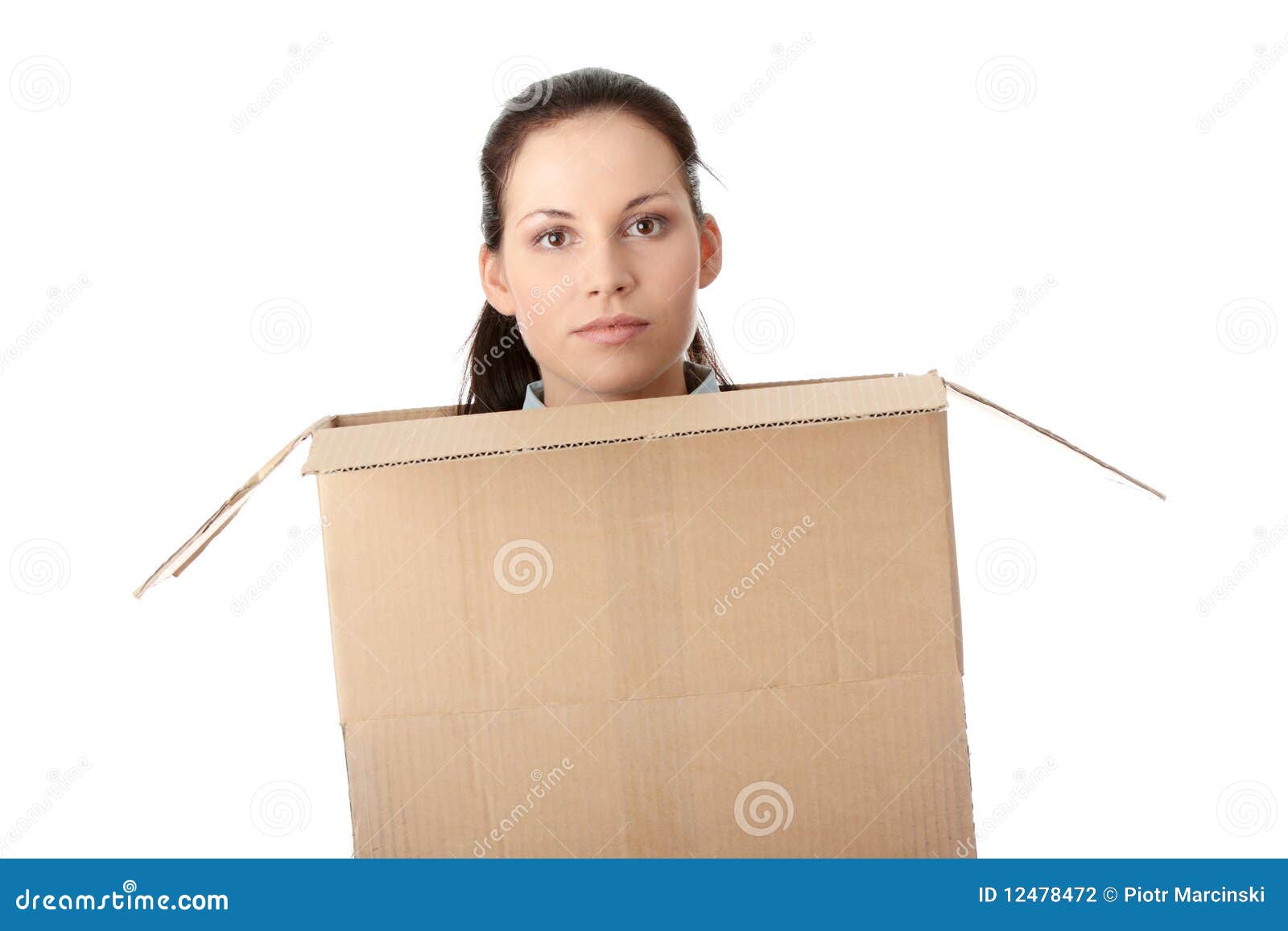 Thinking inside a box stock photo. Image of board, attractive - 12478472