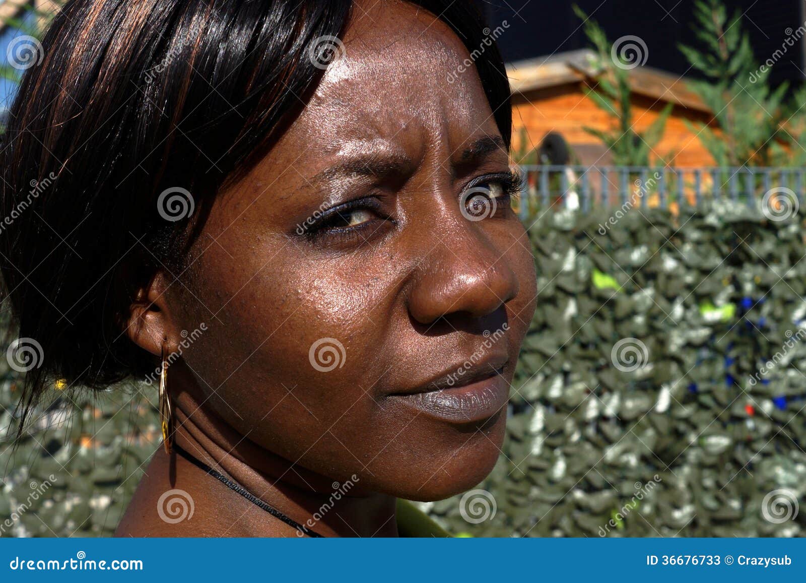 Thinking lady stock image. Image of dress, adult, ethnic - 36676733