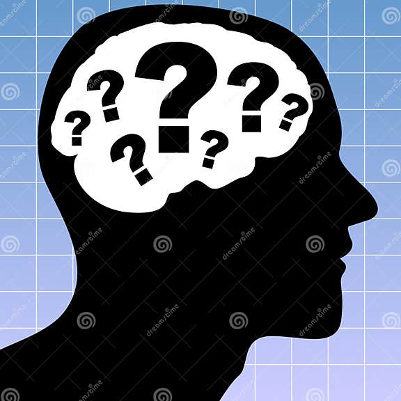 Thinking Man stock vector. Illustration of invention - 19300496