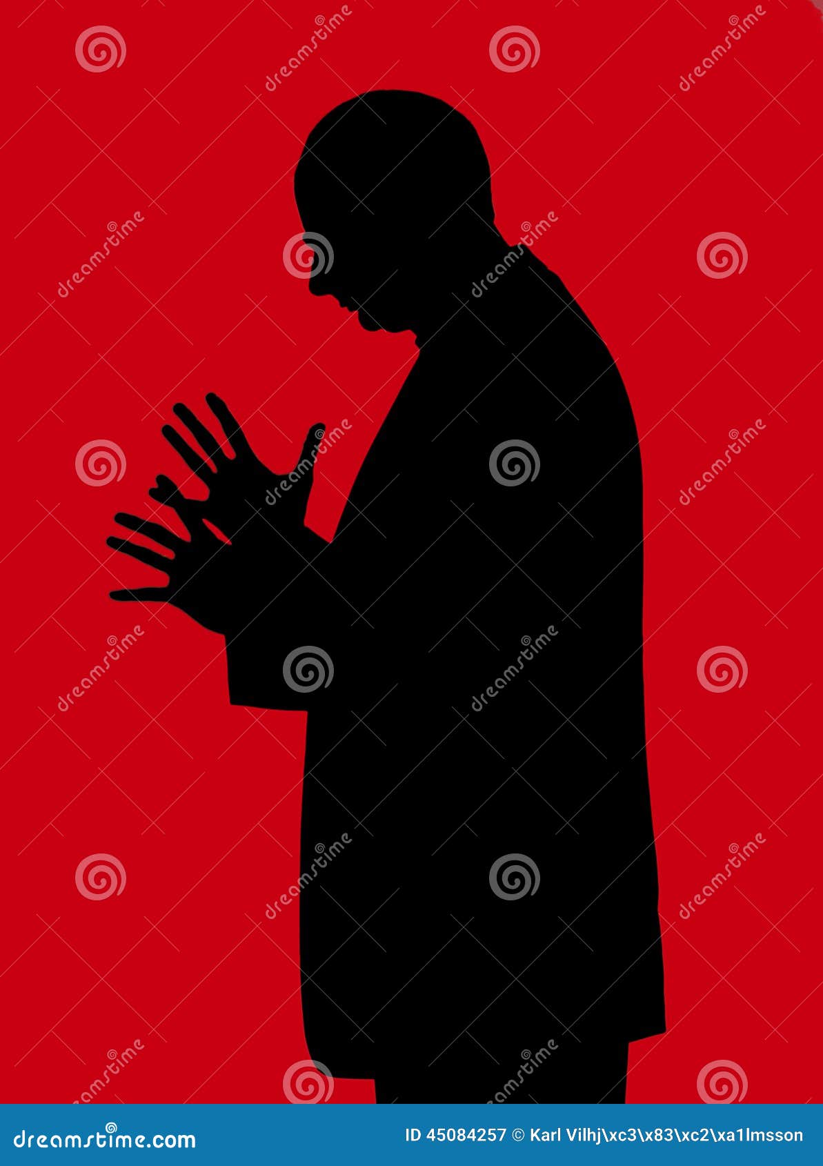 Thinking man stock image. Image of shadow, font, peace - 45084257