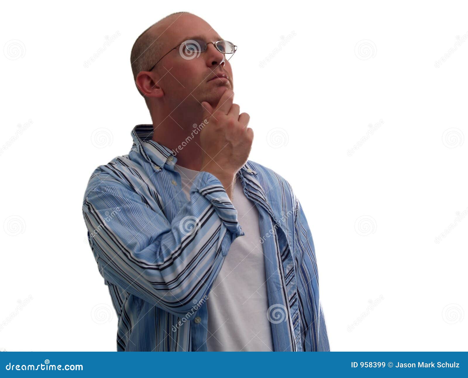 A thinking man stock image. Image of feel, dude, esteem - 958399
