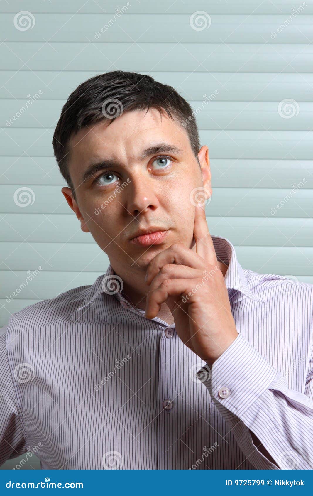 Thinking man stock image. Image of company, office, fashion - 9725799