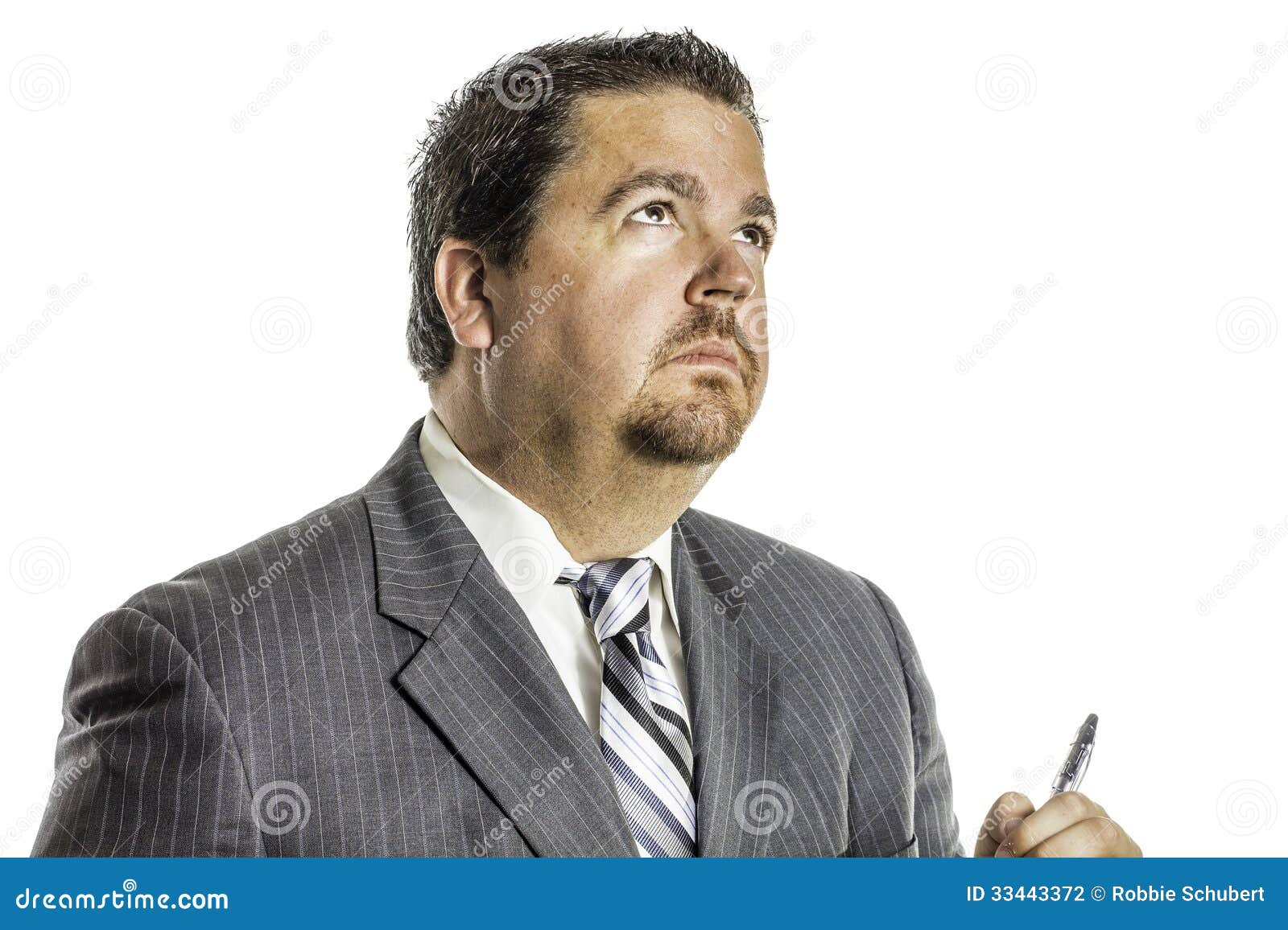 Thinking Man stock photo. Image of computer, writer, white - 33443372