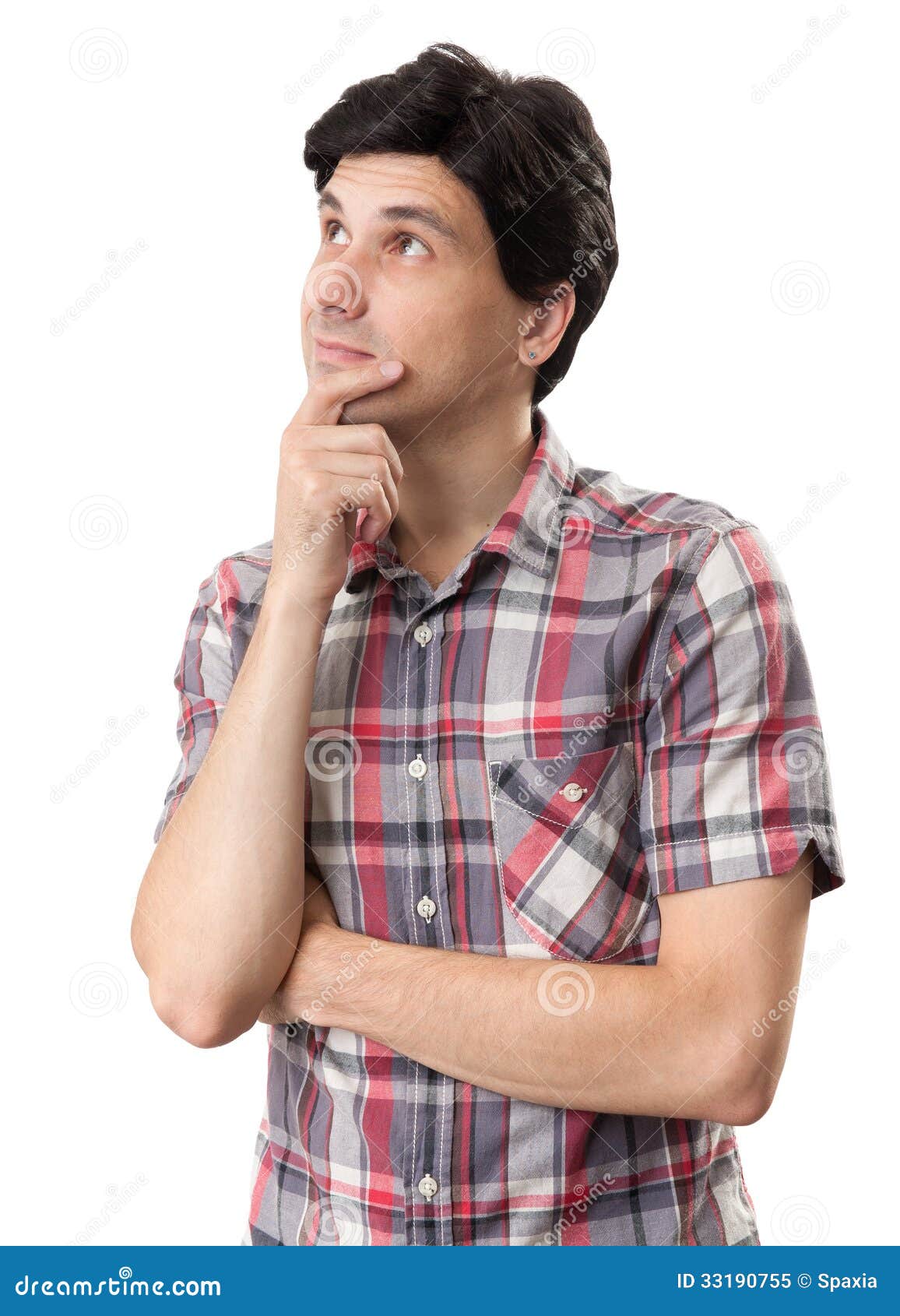 Thinking man stock image. Image of adult, face, people - 33190755