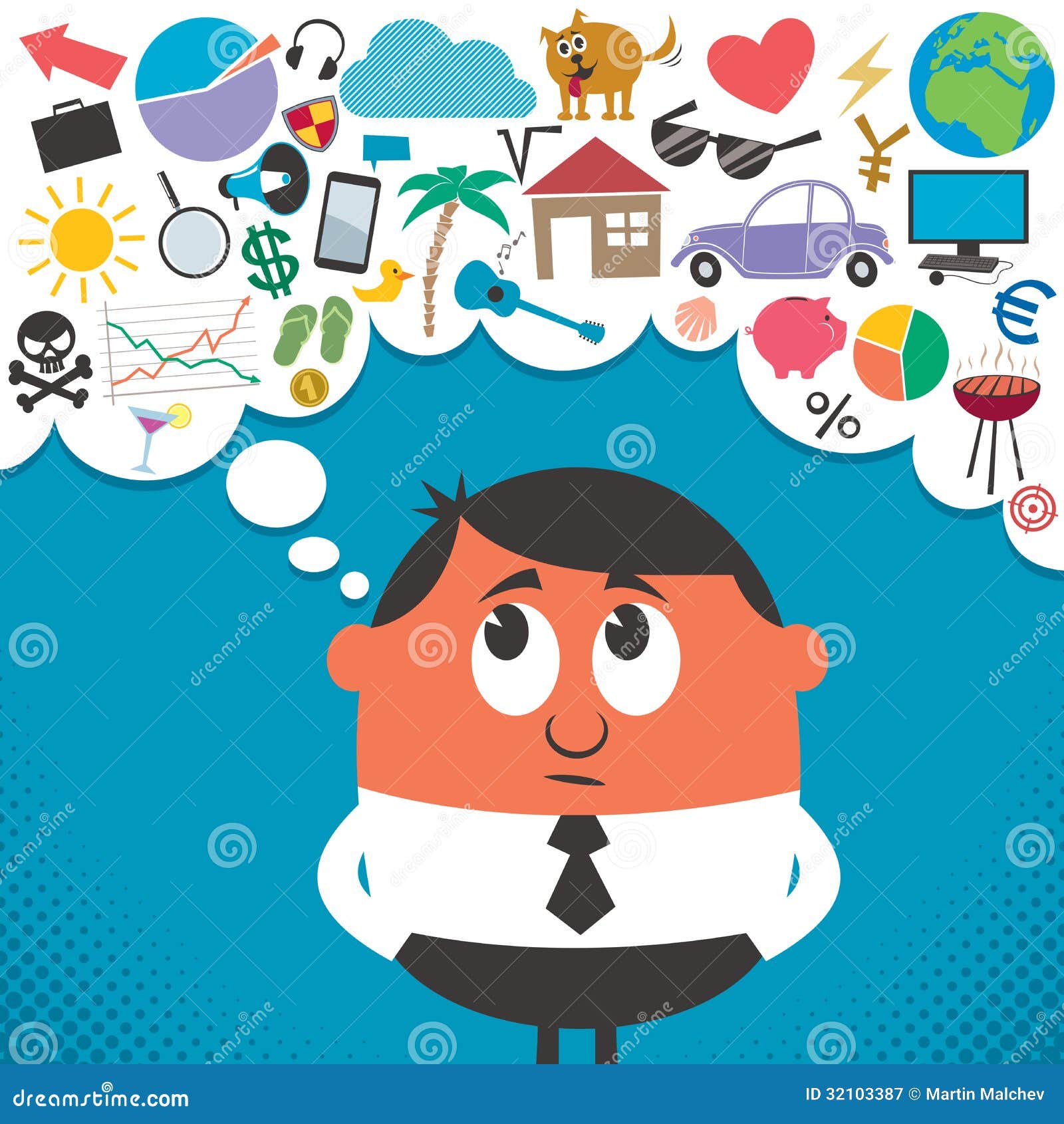 Worried Many Things Stock Illustrations – 13 Worried Many Things Stock ...