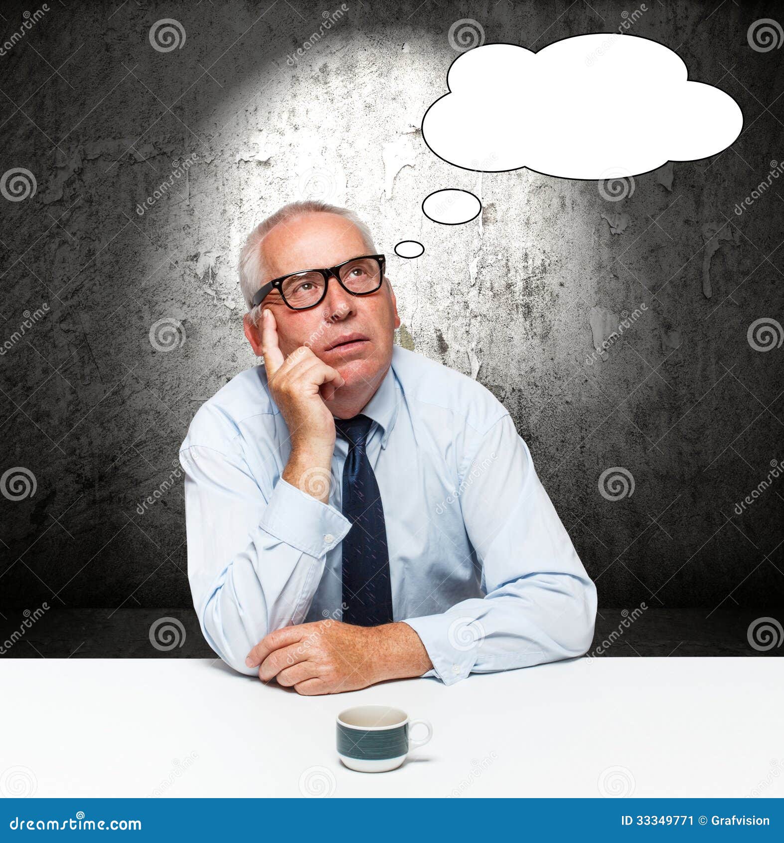 Thinking man stock image. Image of smart, memory, reasoning - 33349771