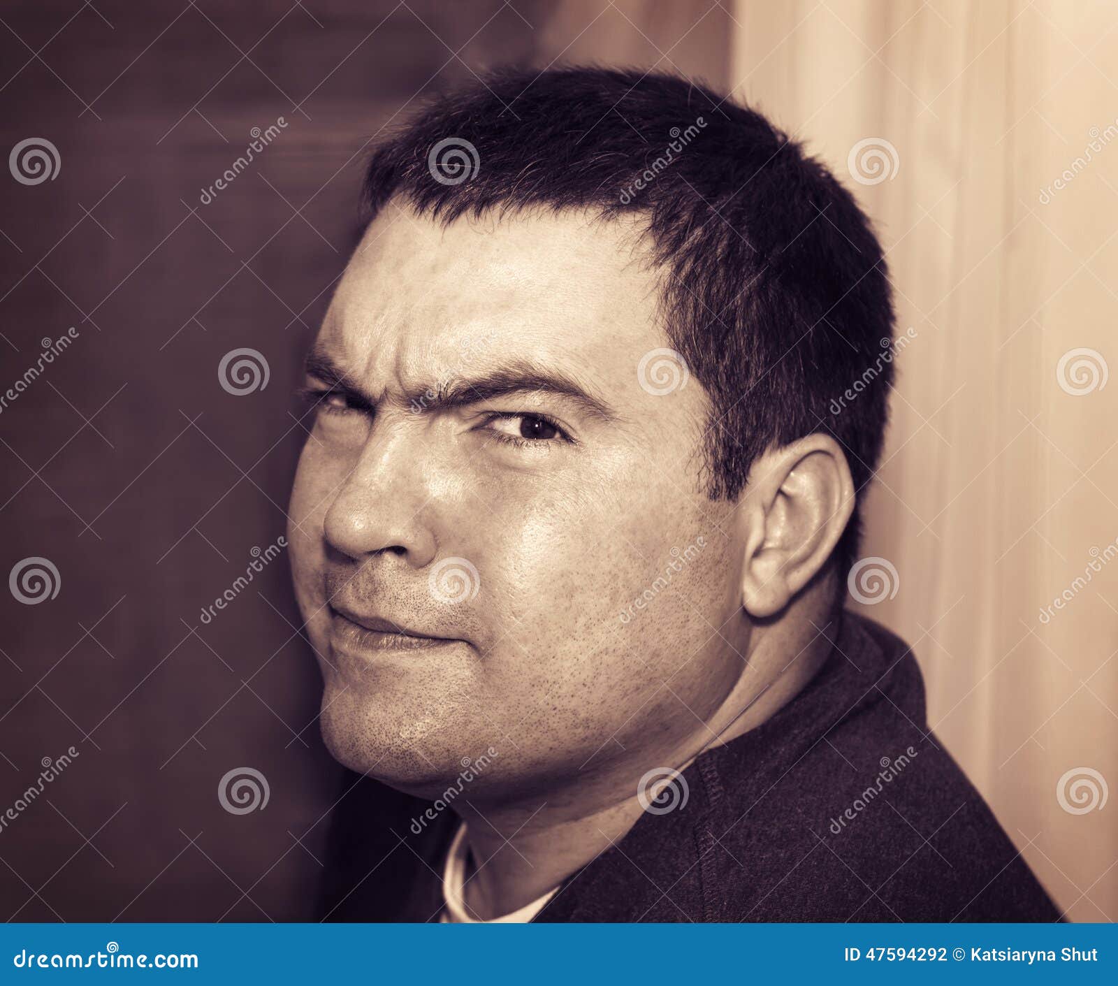 Thinking man. Toned stock photo. Image of person, company - 47594292