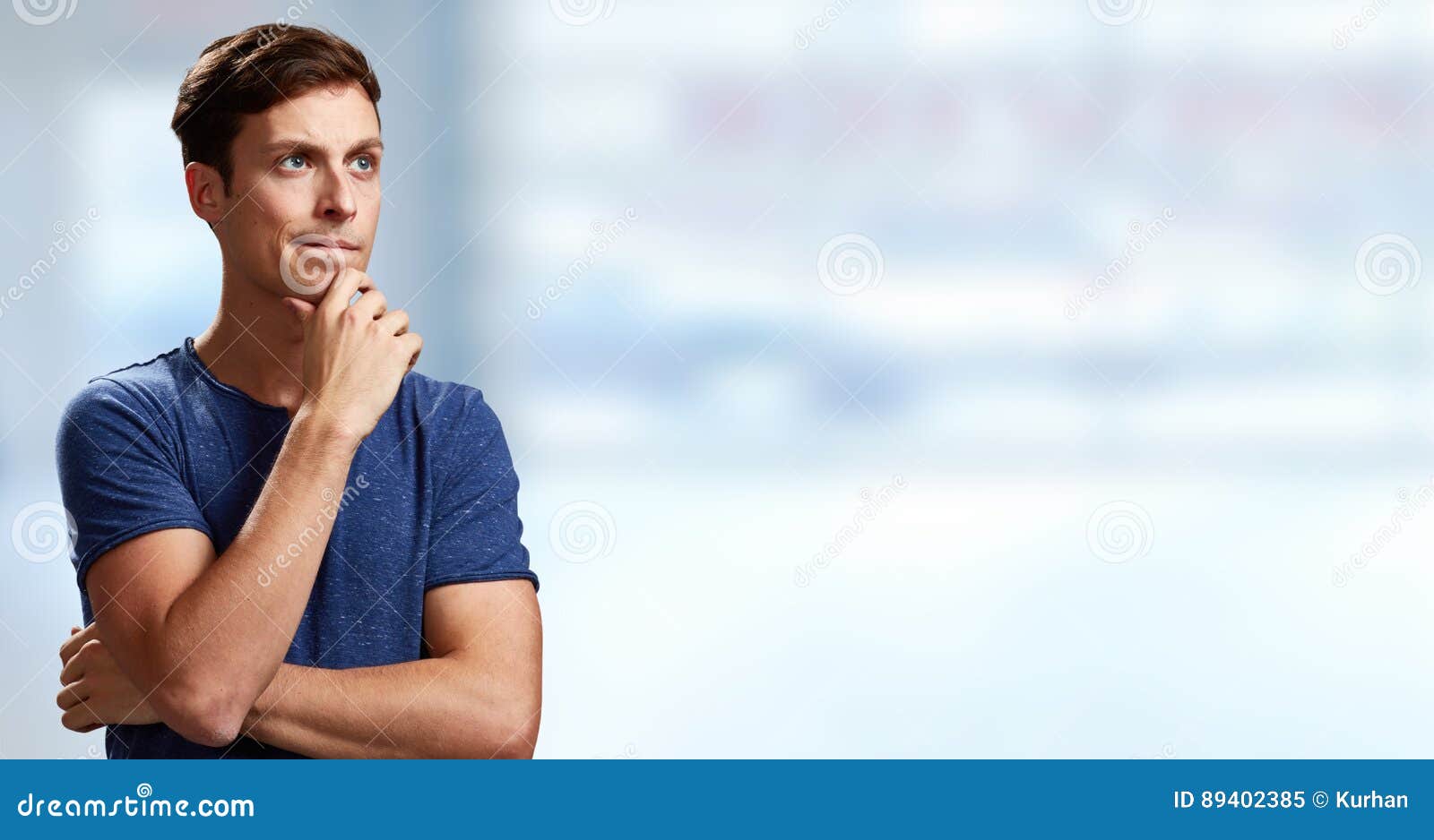 Thinking man stock image. Image of adult, look, lifestyle - 89402385