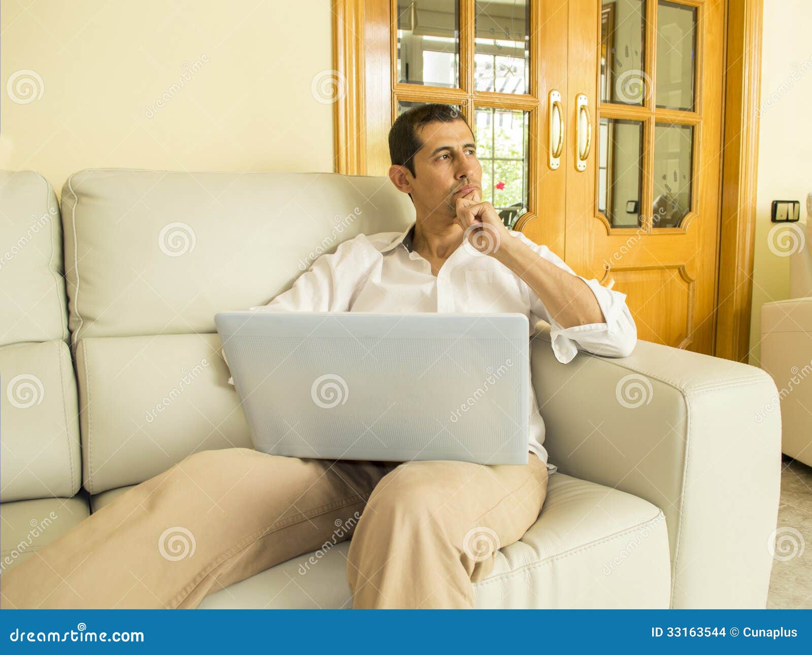 Thinking of New Projects at Home Stock Photo - Image of decisions ...