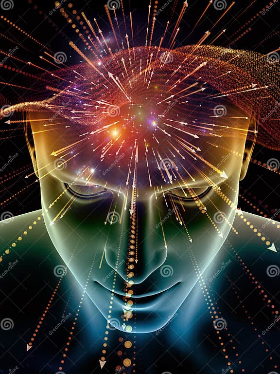 Thinking about Numbers stock illustration. Illustration of quantity ...