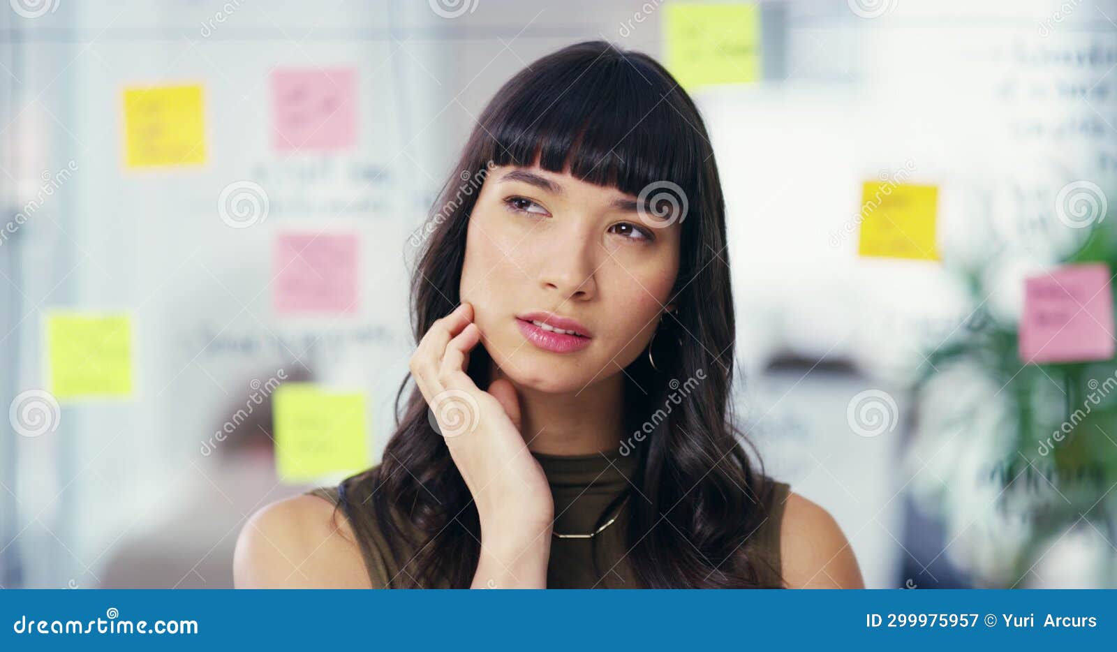 Thinking, Office Face and Professional Woman Planning Development ...