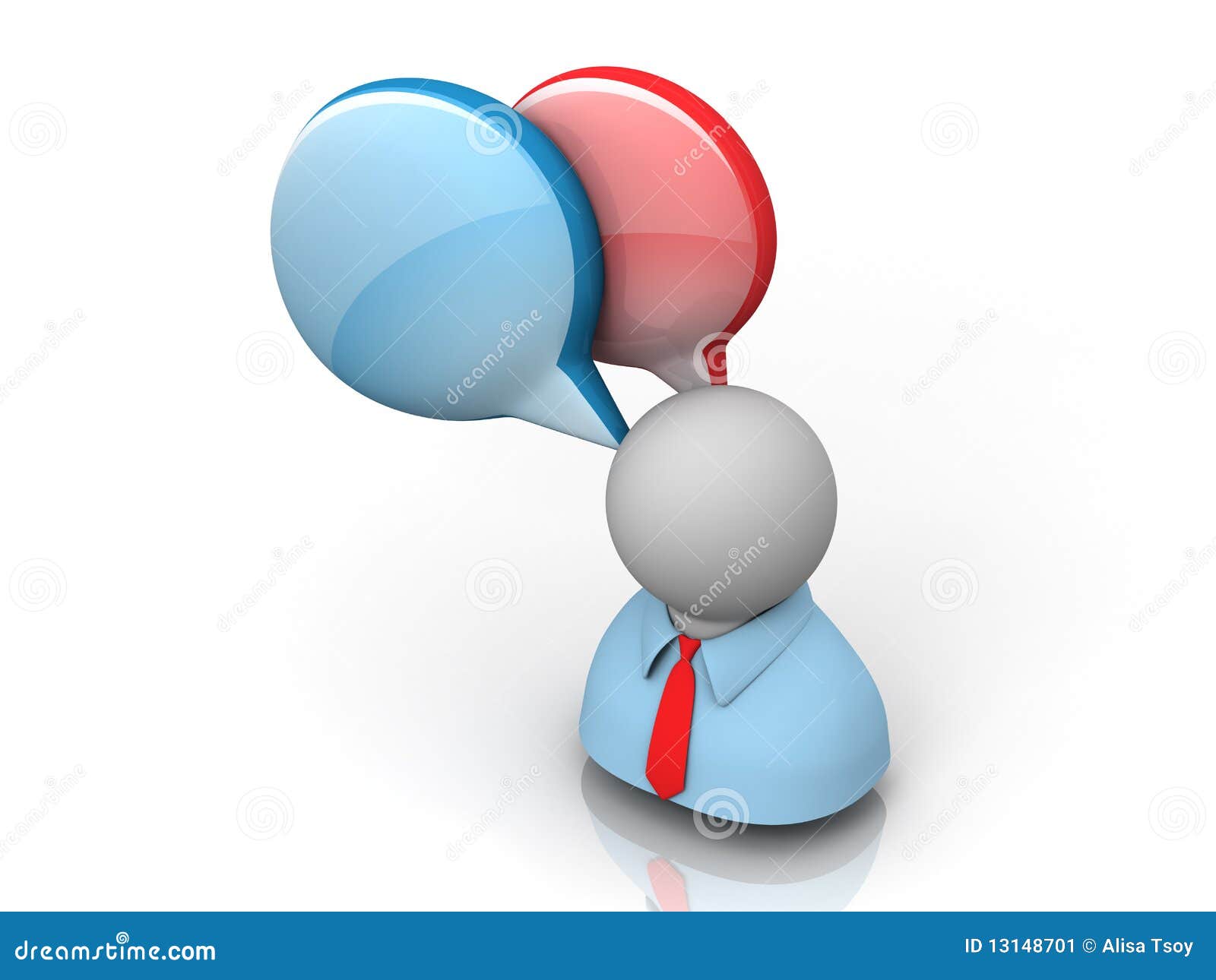Thinking office worker stock illustration. Illustration of single ...