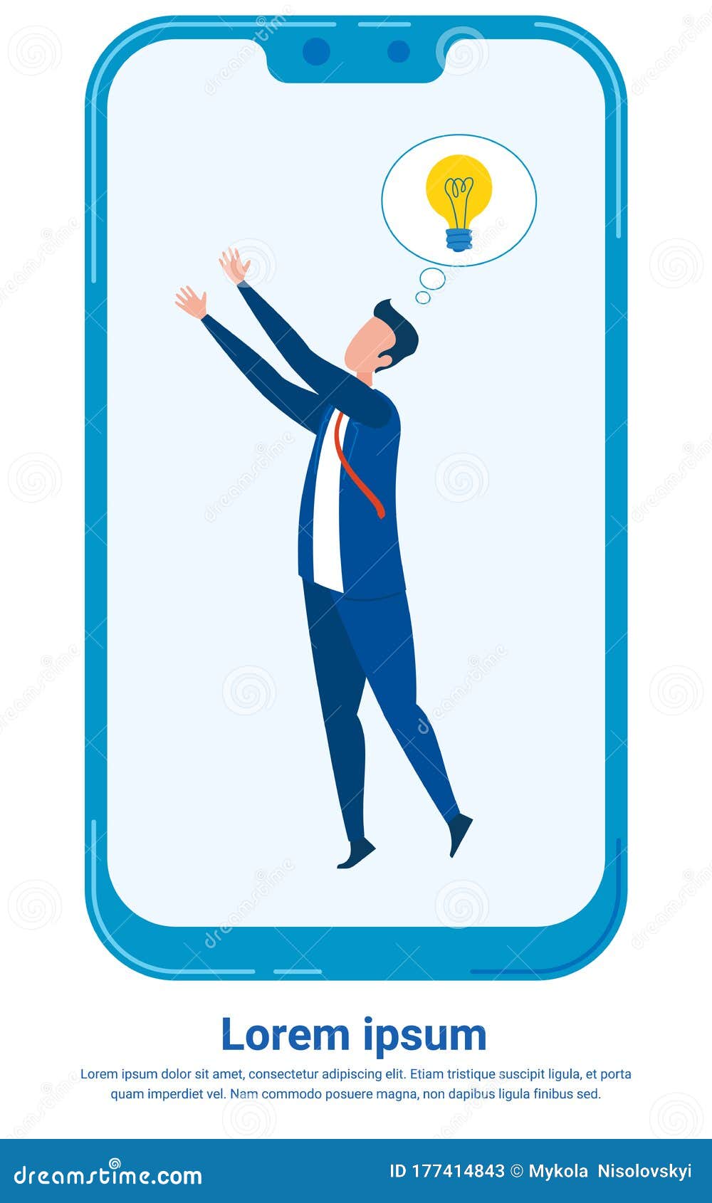 Thinking Man Office Worker In Office Cubicle Having His Daily Routine ...