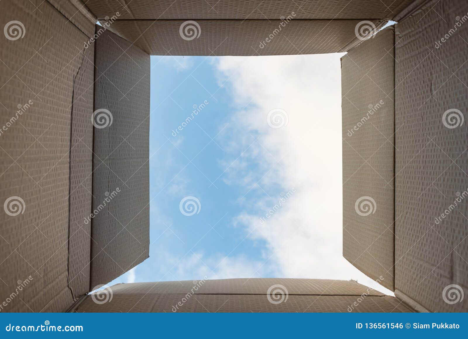 Thinking Out of Box or Freedom Concept. Creativity or Thinking Outside ...