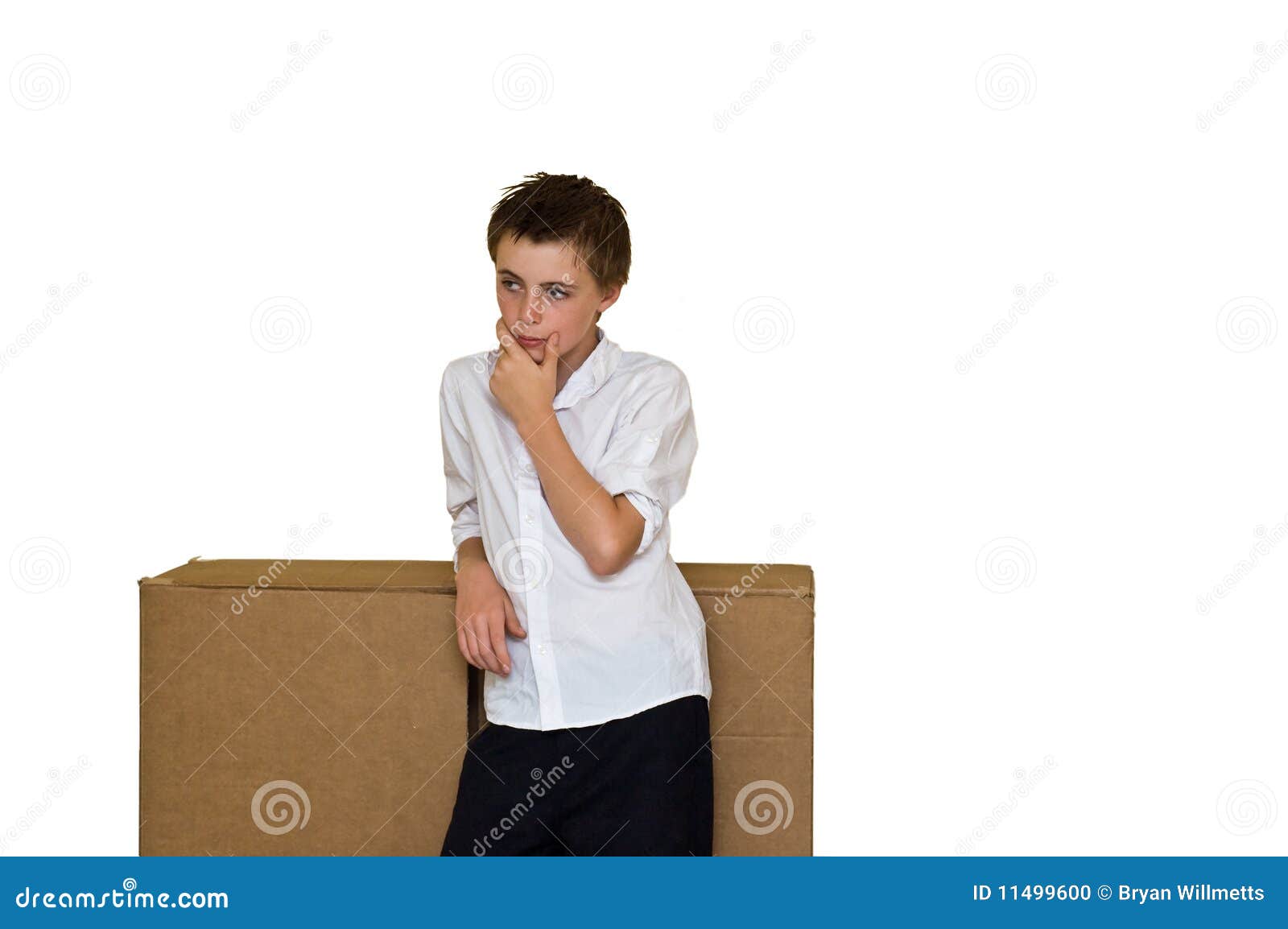 Thinking outside the box stock photo. Image of concept - 11499600