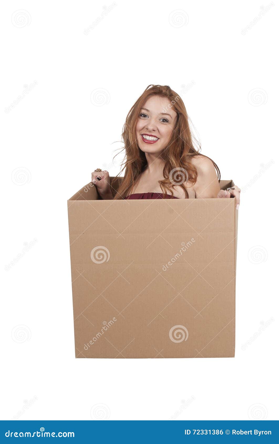 Thinking Outside of the Box Stock Photo - Image of office, packing ...